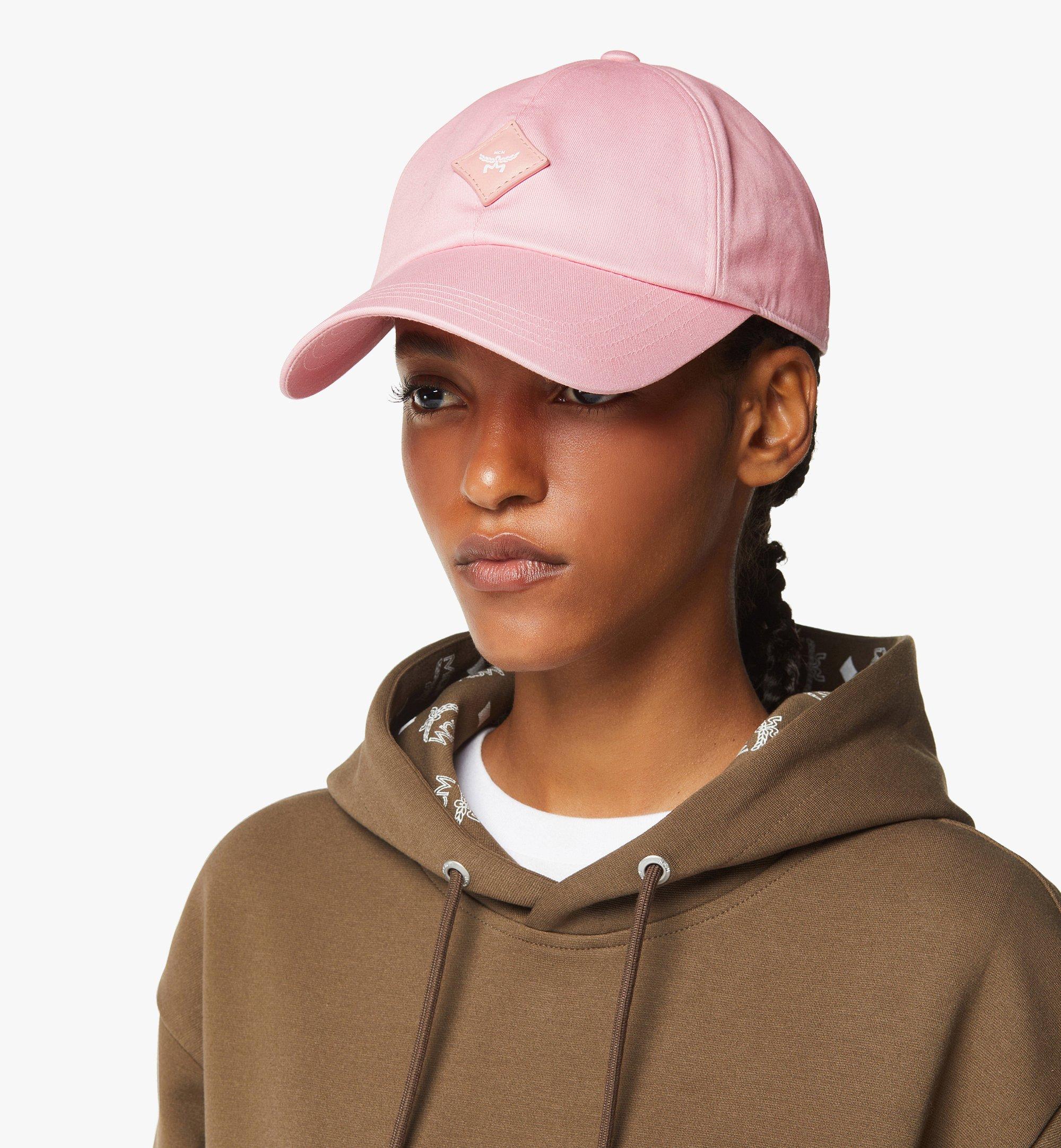 One Size Essential Diamond Cap in Cotton Twill Pink | MCM ®NZ