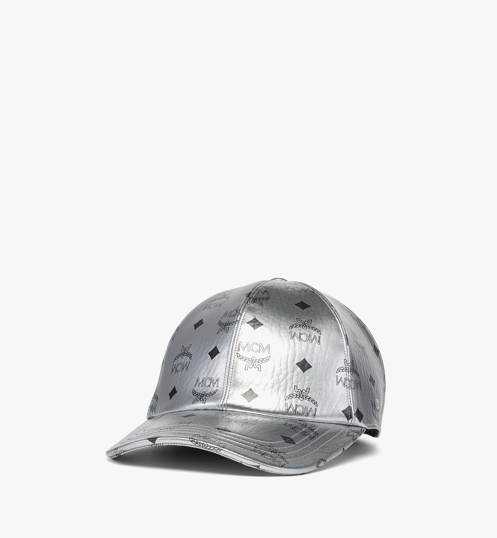 One Size Classic Cap in Visetos Silver | MCM ®CN