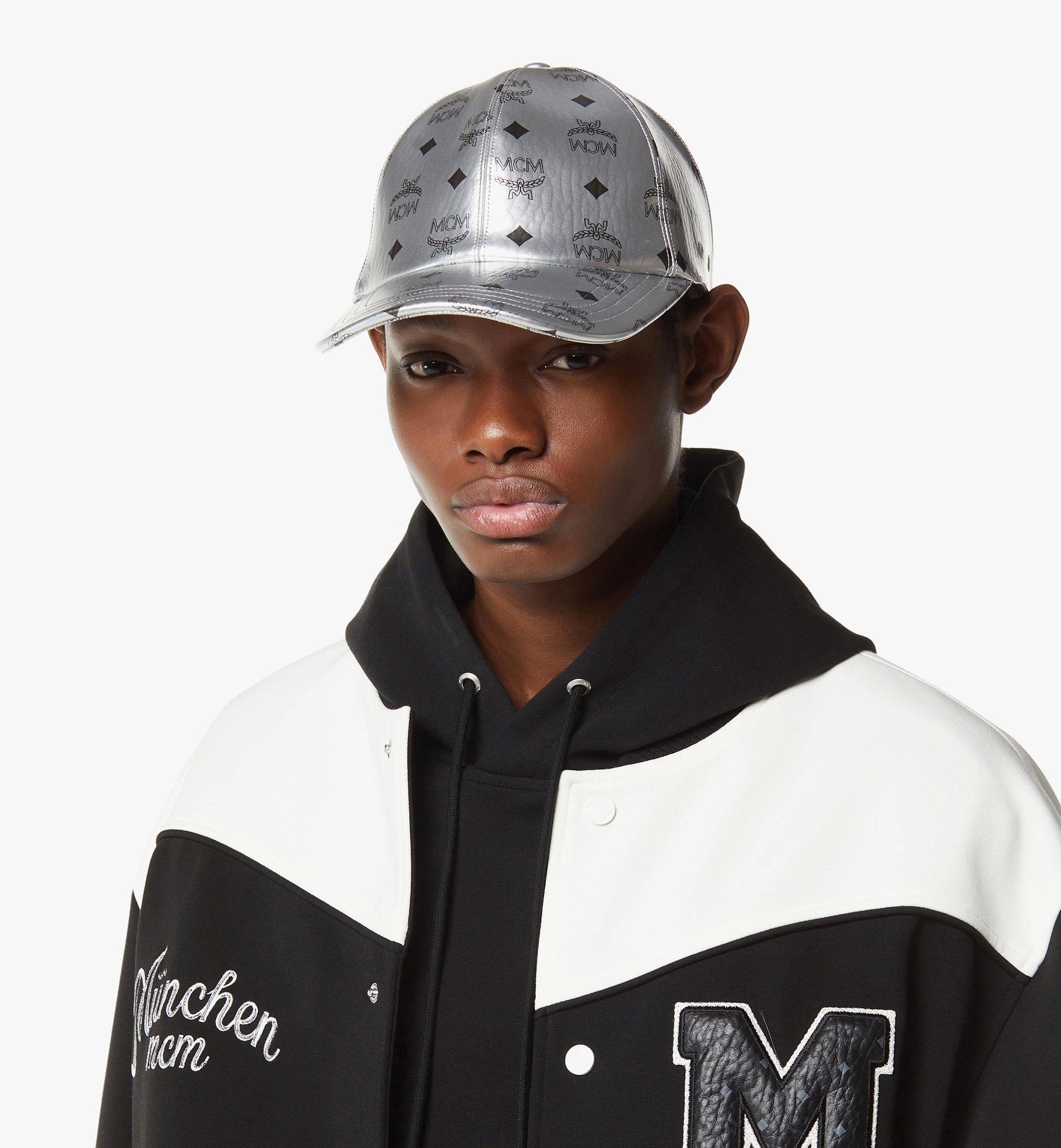 One Size Classic Cap in Visetos Silver | MCM ®CN
