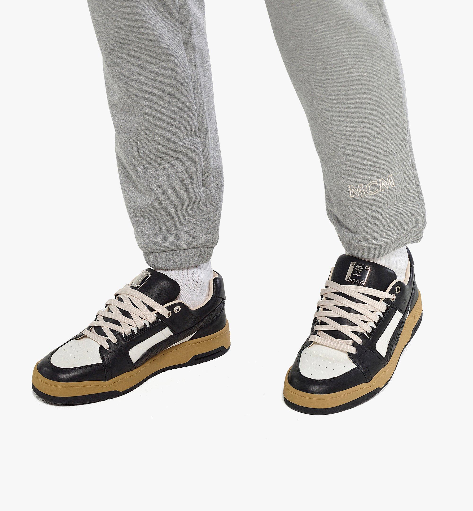 44.5 EU / M11 US MCM x PUMA Slipstream Sneakers in Cubic Leather Black | MCM ®CA