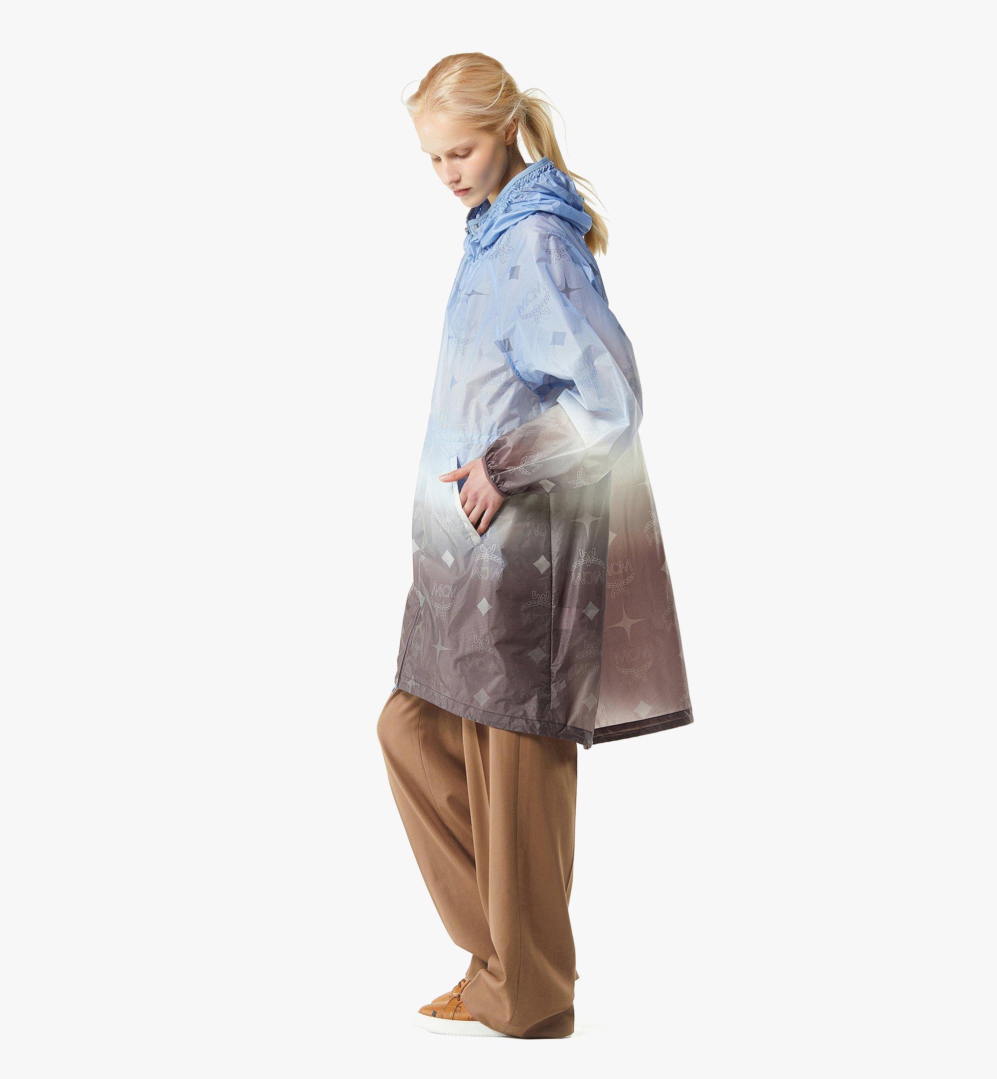 Small Gradation Monogram Ripstop Nylon Parka Blue | MCM ®JP