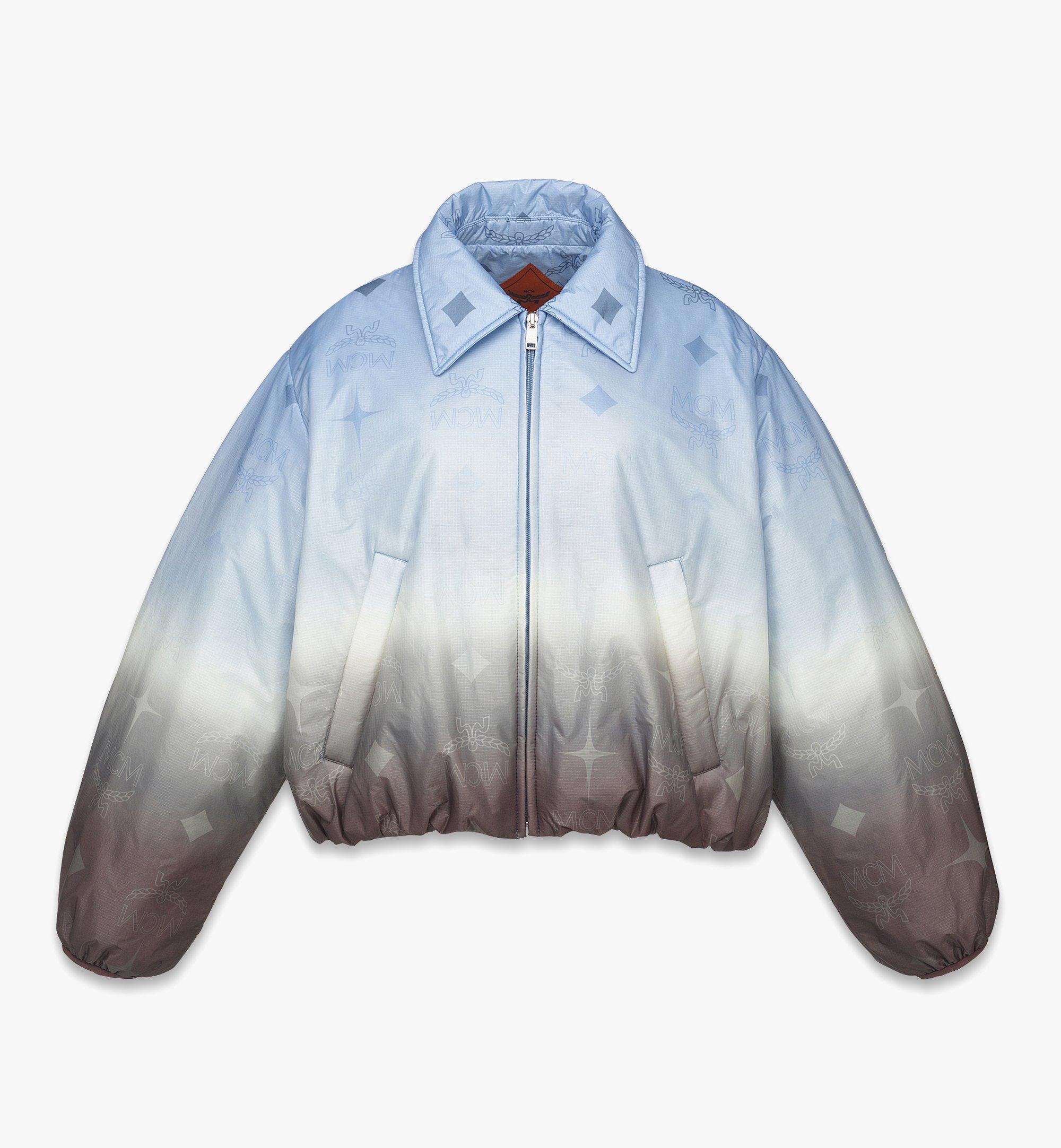 Small Gradation Monogram Ripstop Nylon Jacket Blue | MCM ®JP