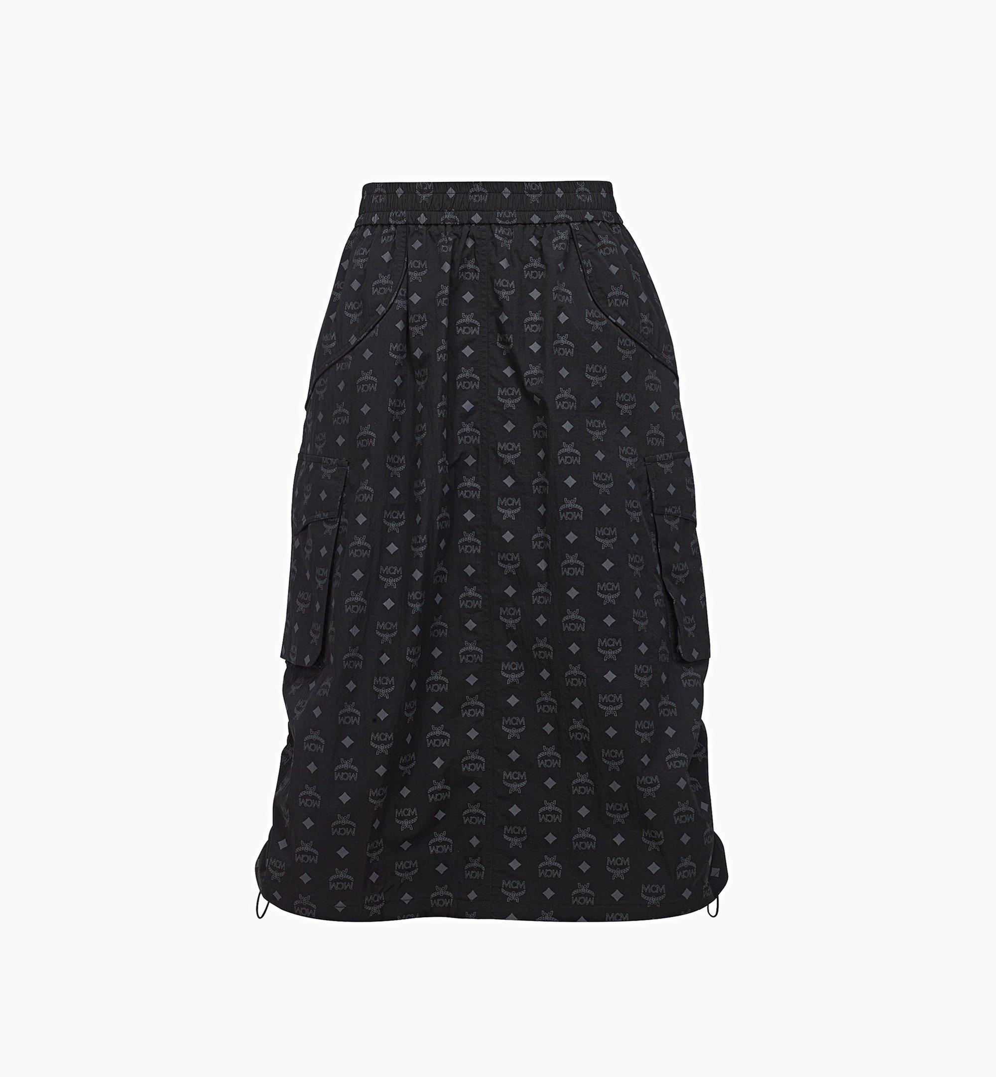 Medium Monogram Midi Skirt in ECONYL® Black | MCM ®US