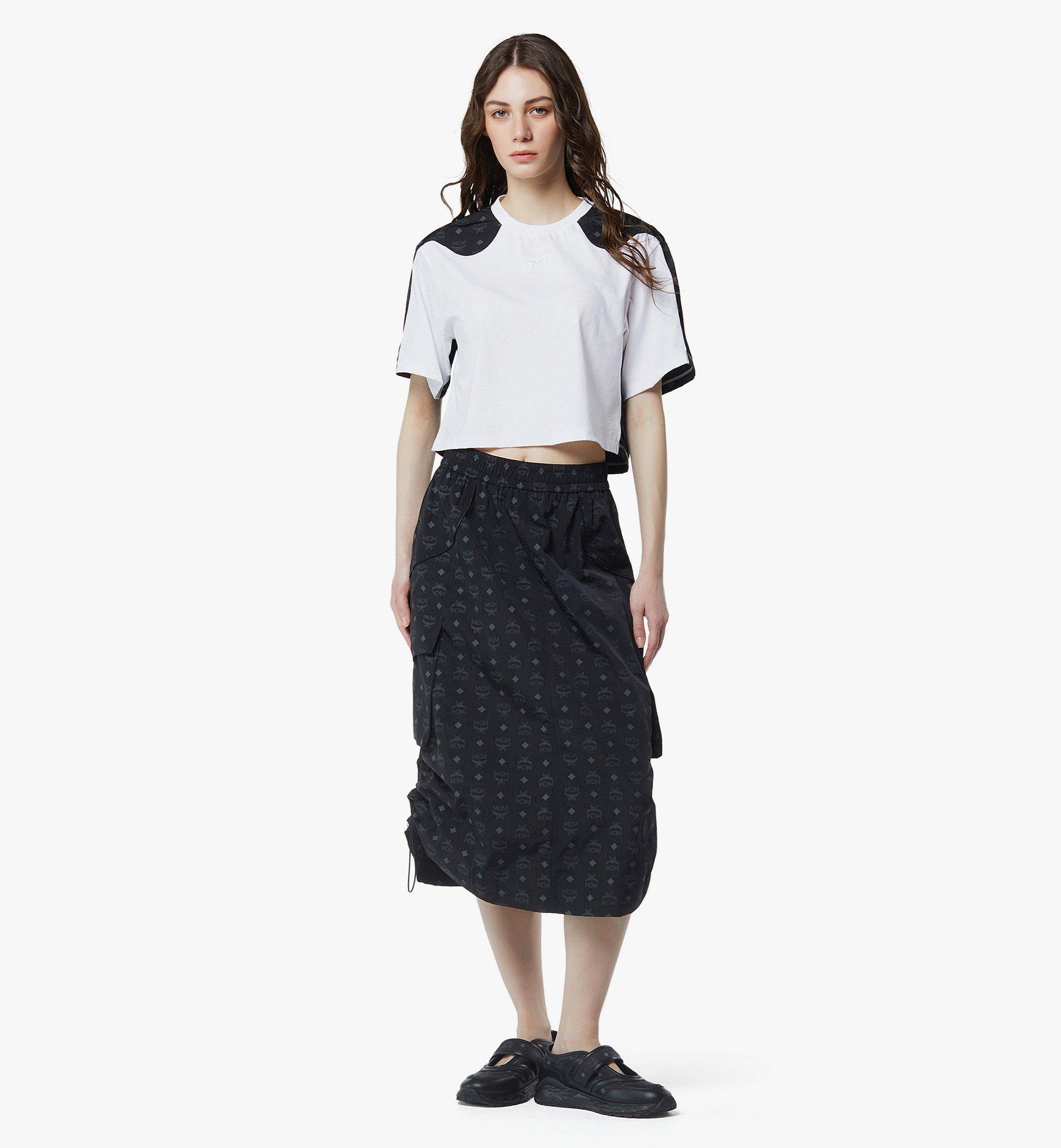 Small Monogram Midi Skirt in ECONYL® Black | MCM ®US