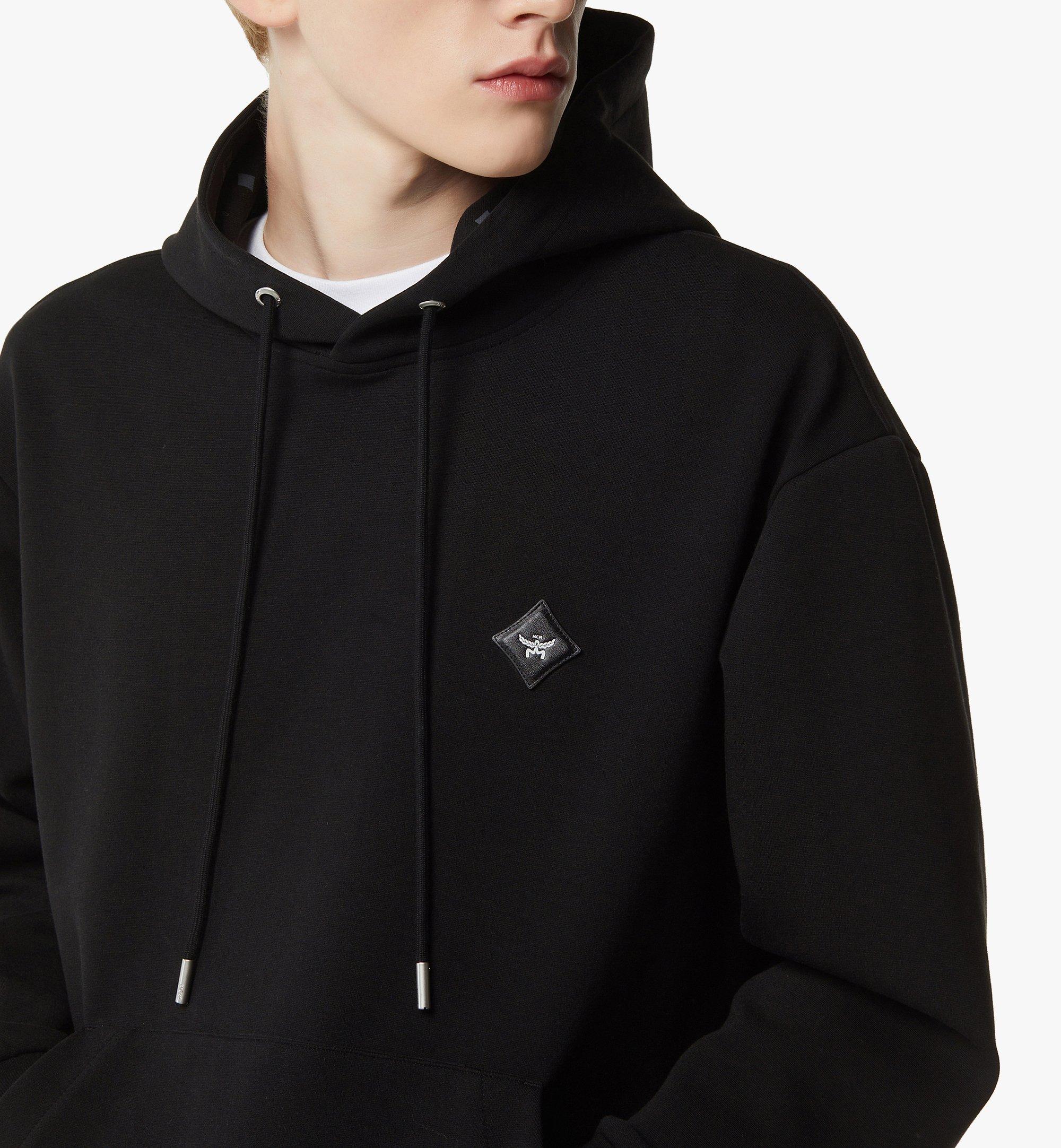Large Essential Logo Patch Ponte Hoodie Black | MCM ®US