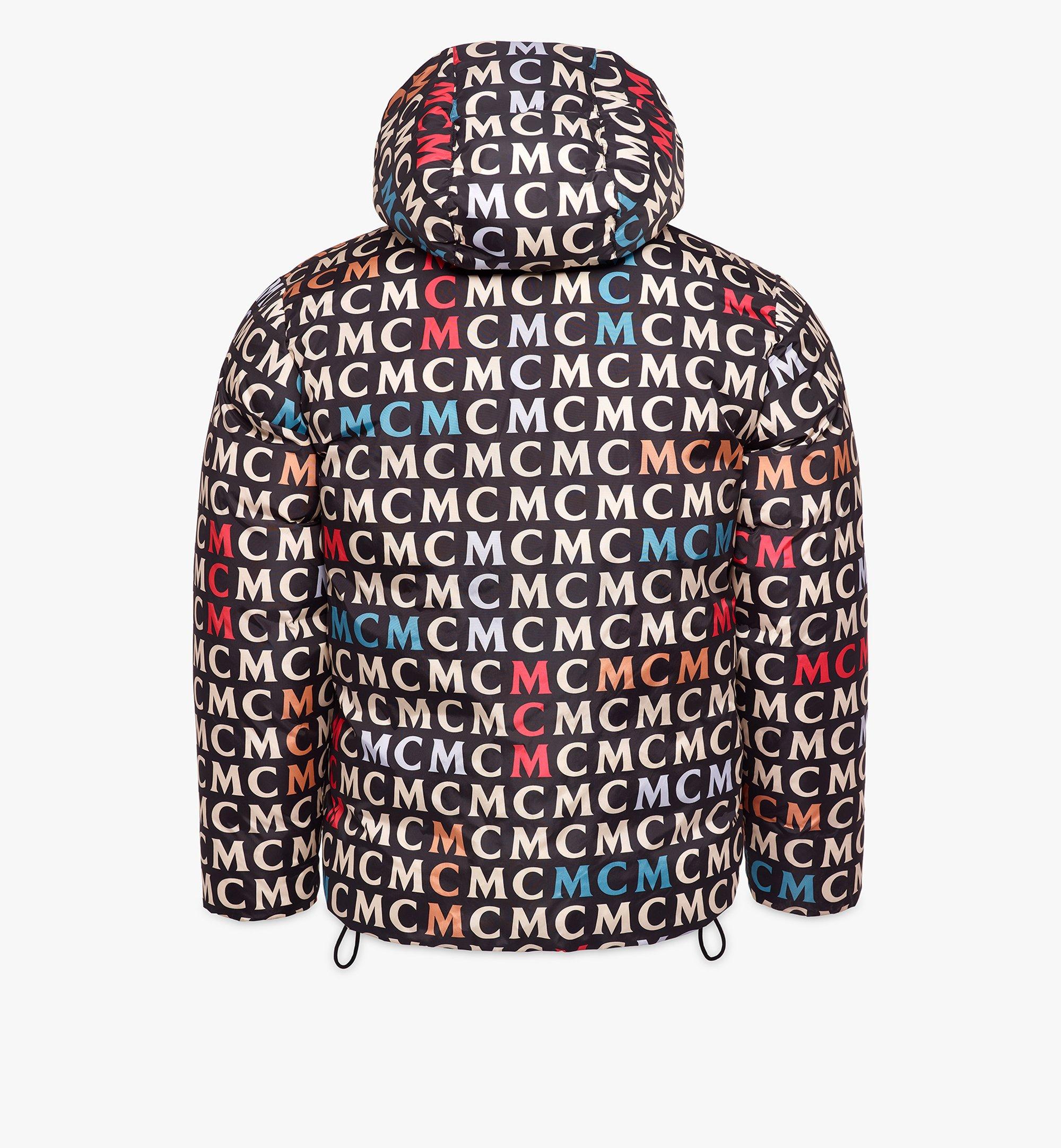 54 IT Men's Quilted Jacket in Monogram Nylon Black | MCM ®US