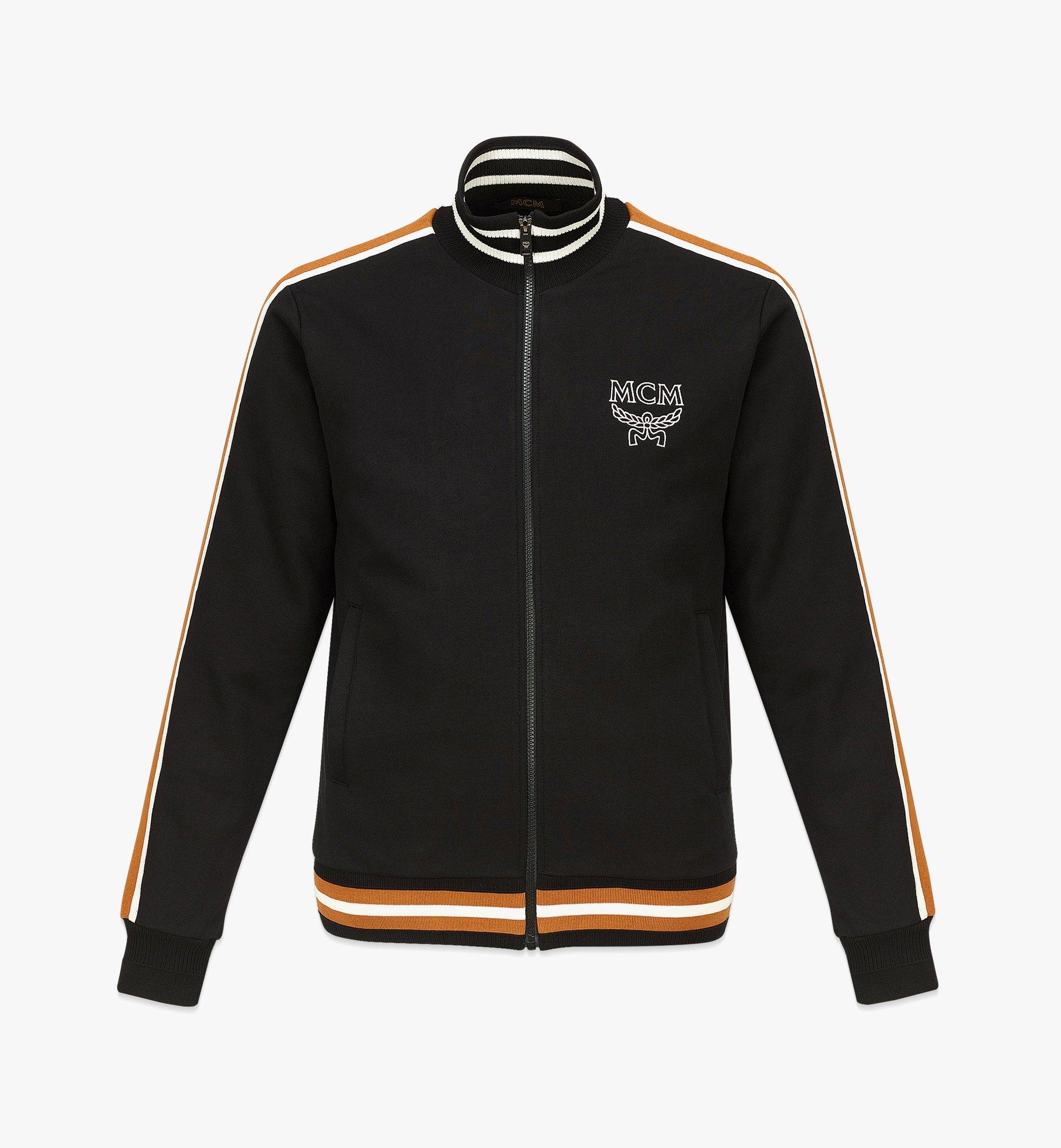 Large Men’s Classic Logo Track Jacket in Organic Cotton Black | MCM ®CN