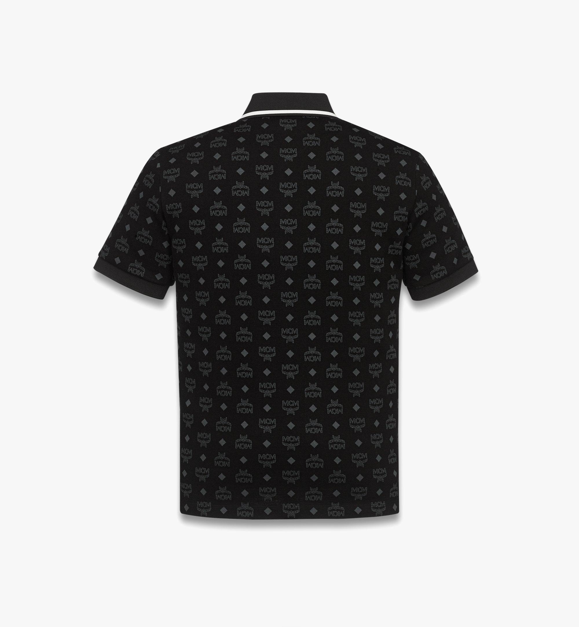 XX-Large Monogram Jacquard Polo Shirt Black | MCM ®US