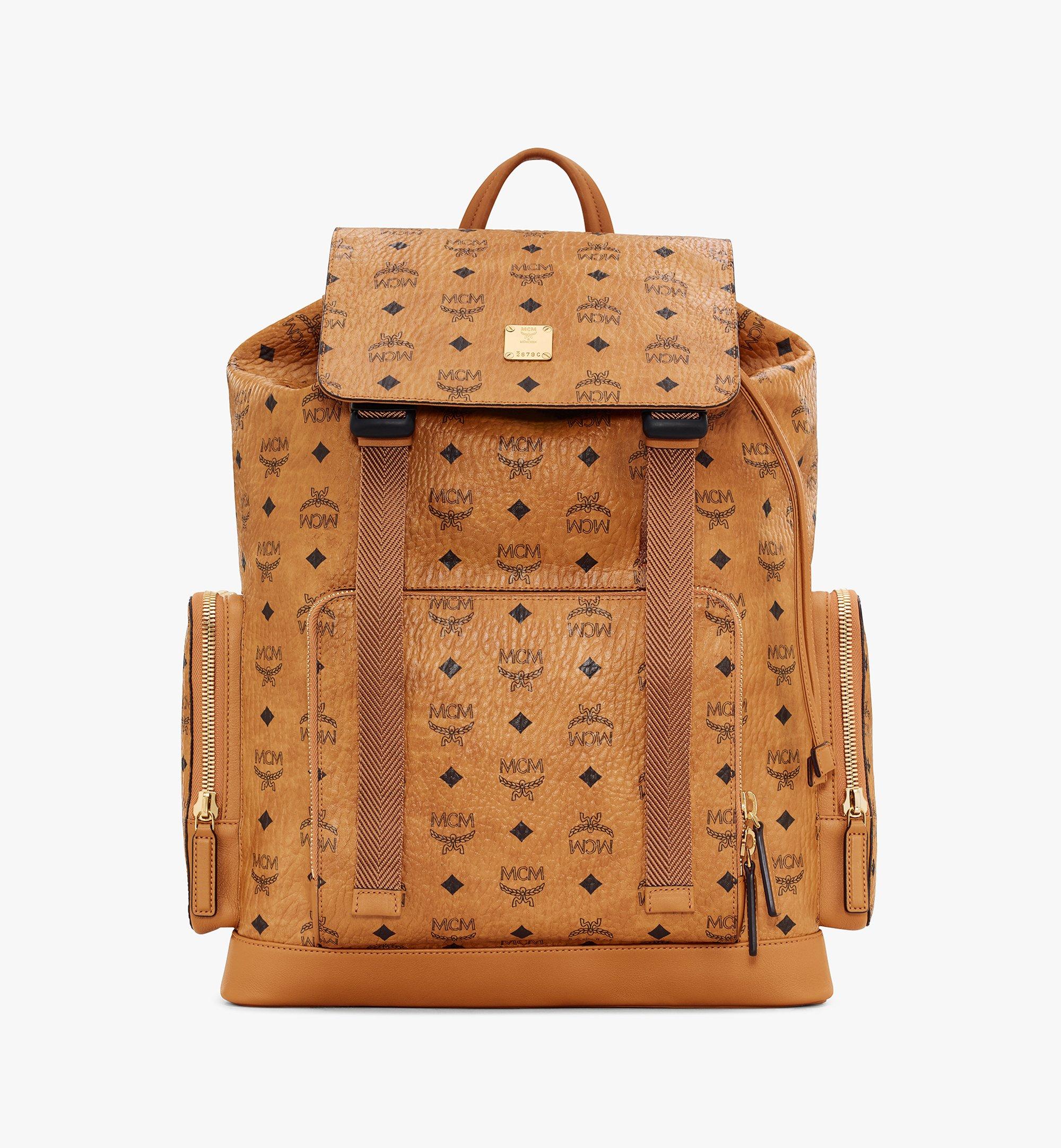 Large Brandenburg Backpack in Visetos Cognac | MCM ®UK