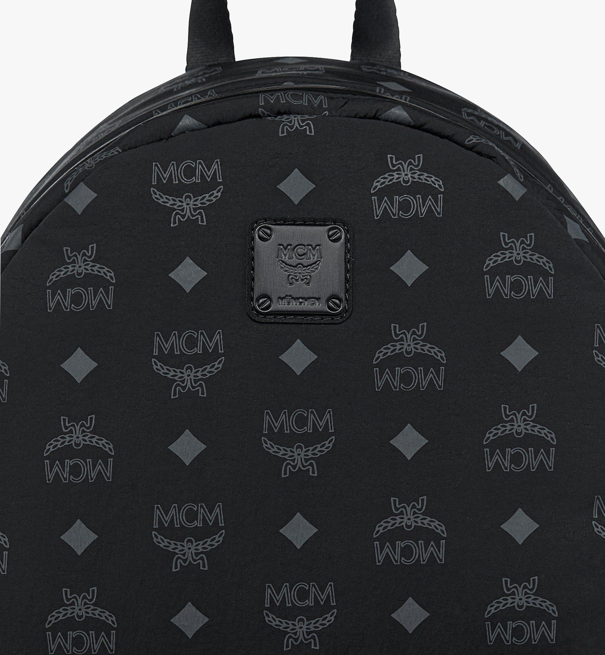 Medium Stark Packable Backpack in Monogram Nylon Black | MCM ®UK