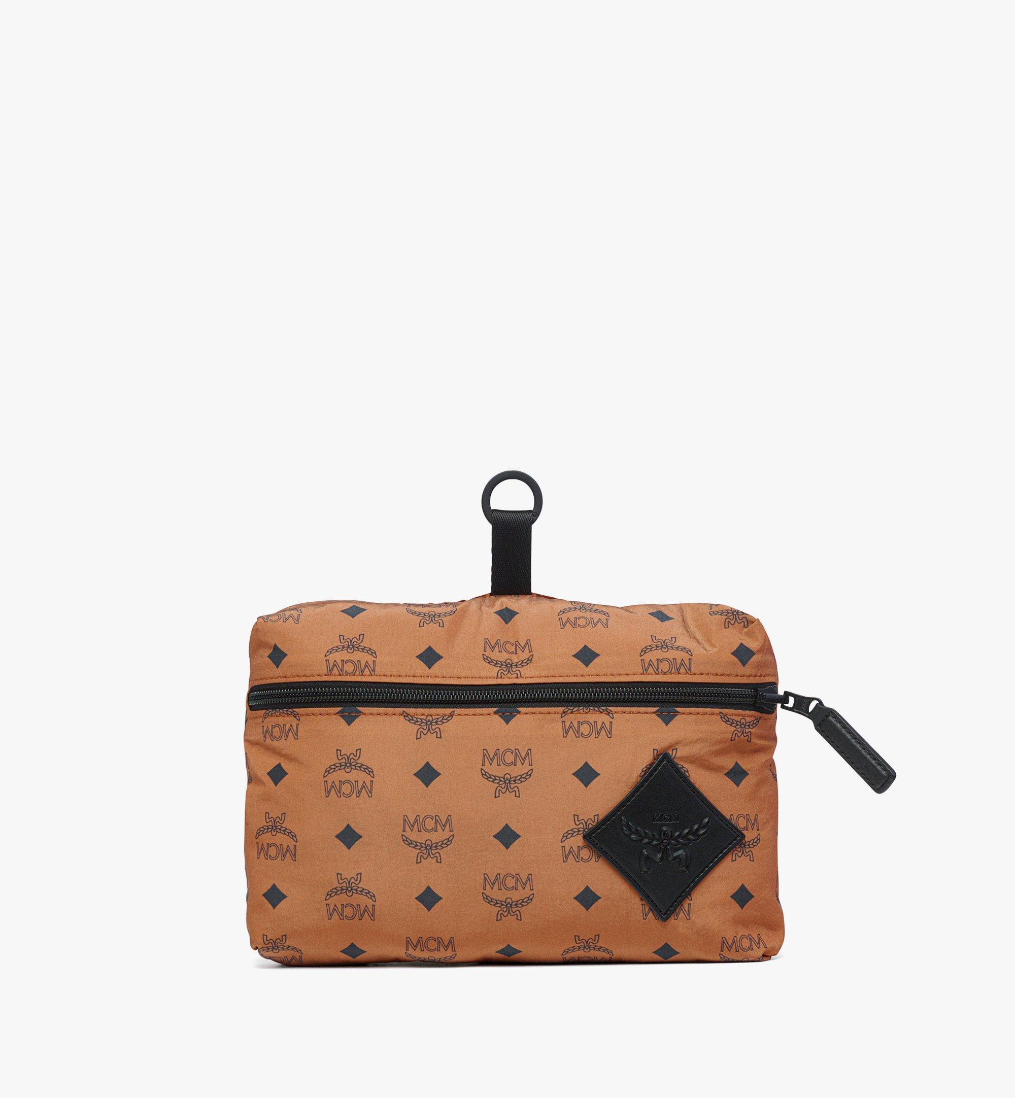 Large Aren Packable Tote in Monogram Nylon Cognac | MCM ®UK