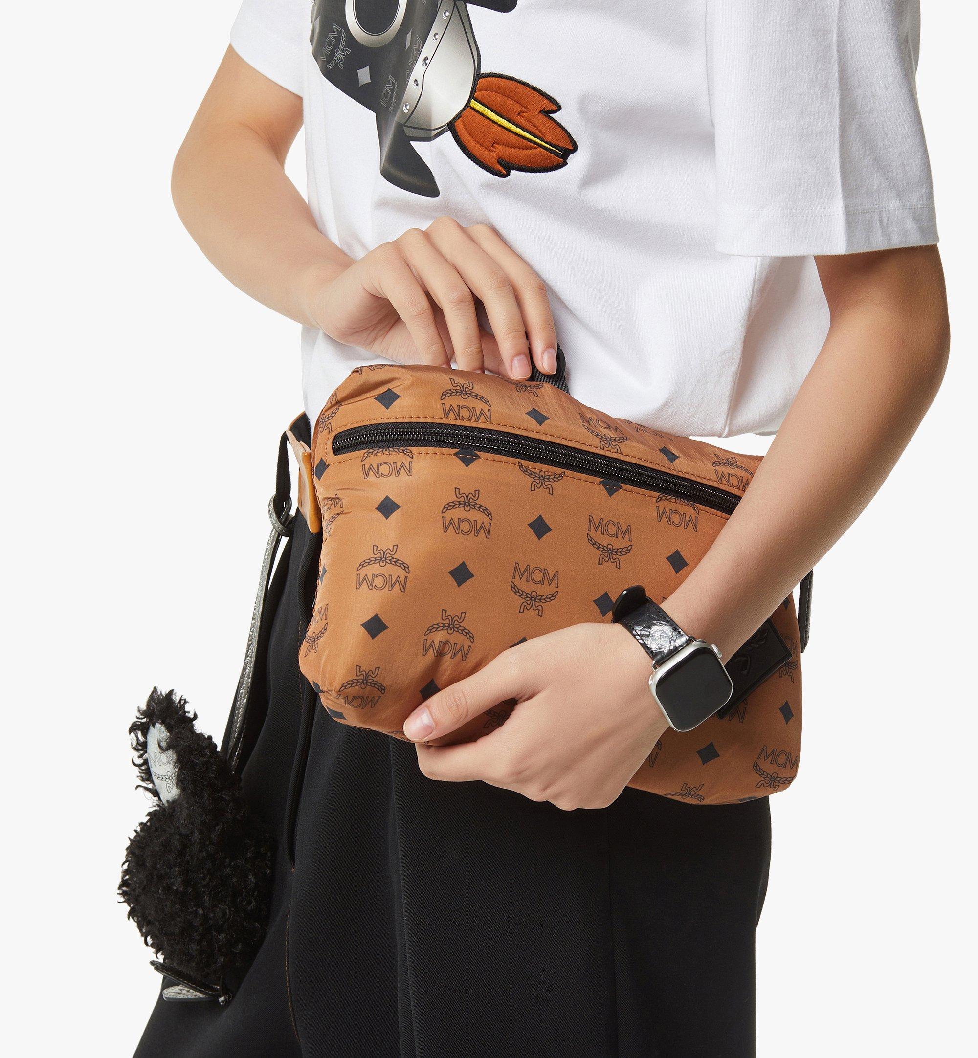 Large Aren Packable Tote in Monogram Nylon Cognac | MCM ®US