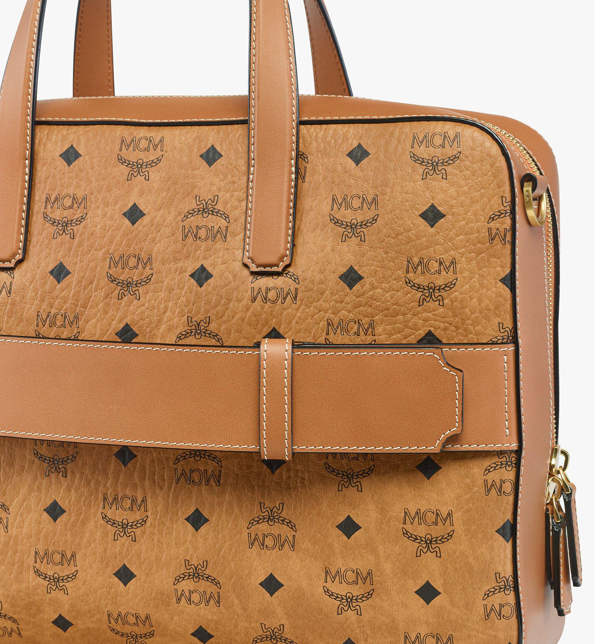 Large Aren Tote in Visetos Leather Mix Cognac | MCM ®US