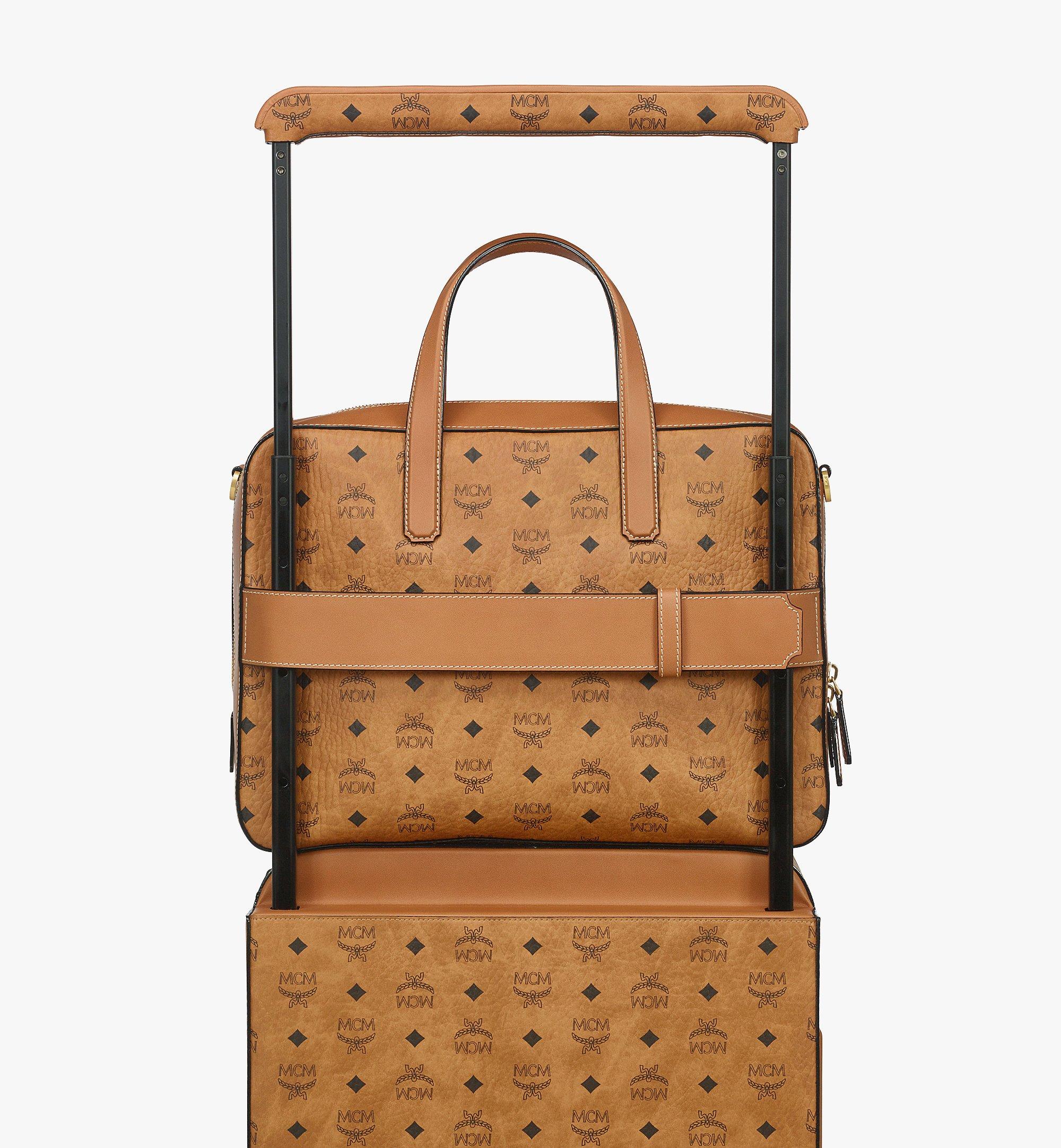 Large Aren Tote in Visetos Leather Mix Cognac | MCM ®US