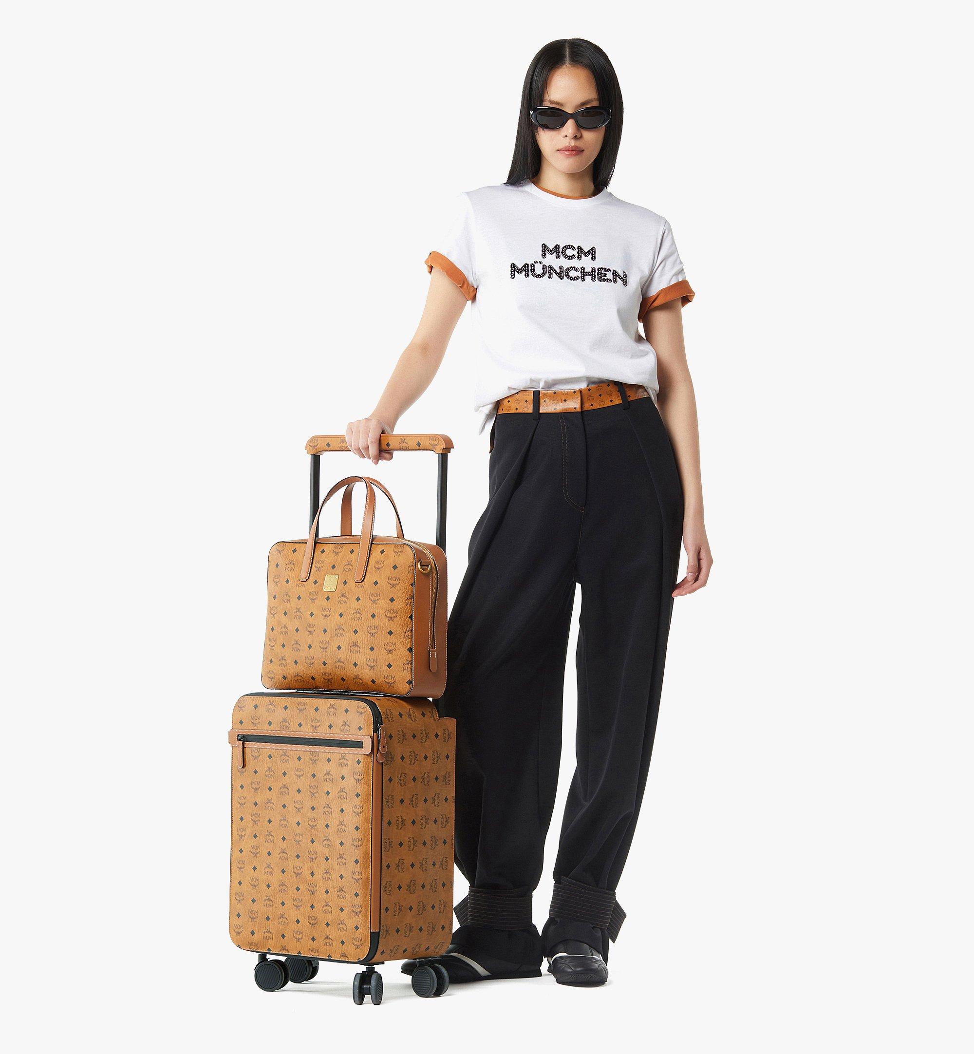 Large Aren Tote in Visetos Leather Mix Cognac | MCM ®GR