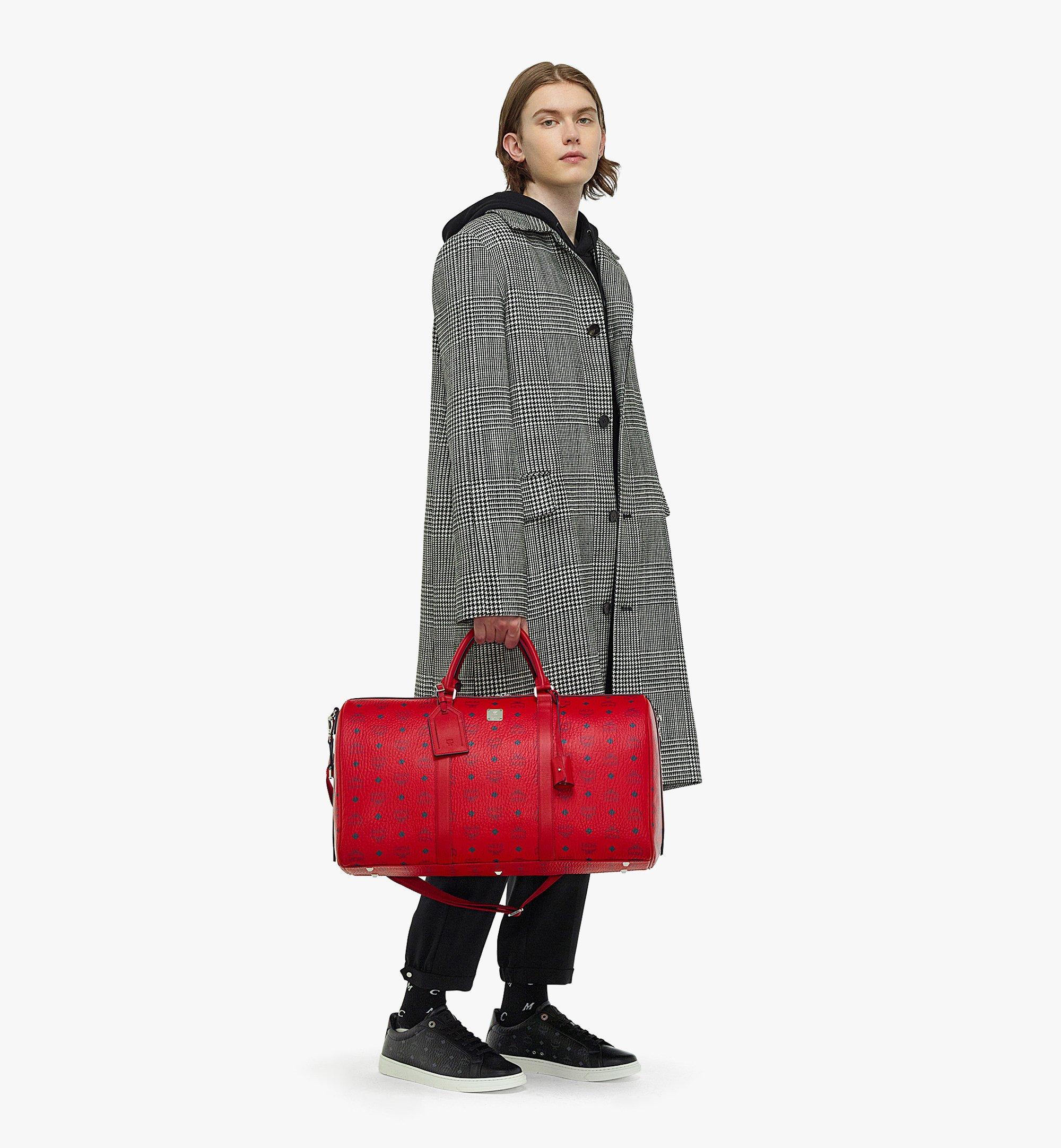 50.5cm / 19.9" Ottomar Weekender in Candy Red Visetos Red | MCM ®SE