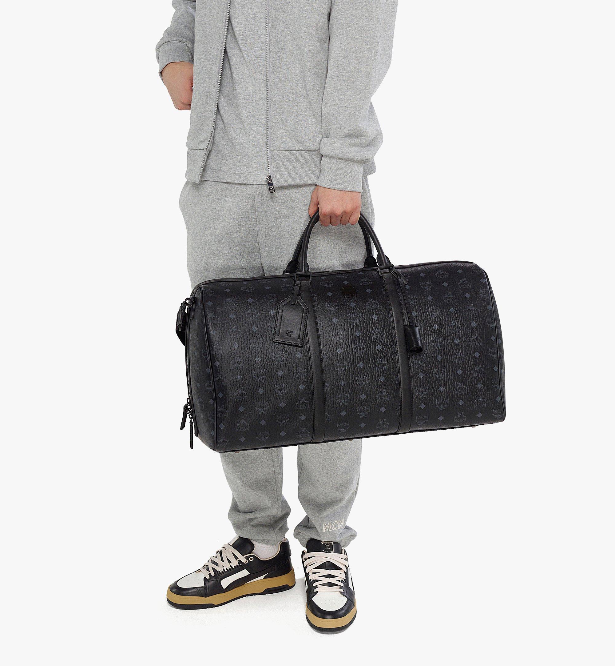 55.5cm / 21.7" Ottomar Weekender Bag in Visetos Black | MCM ®UK