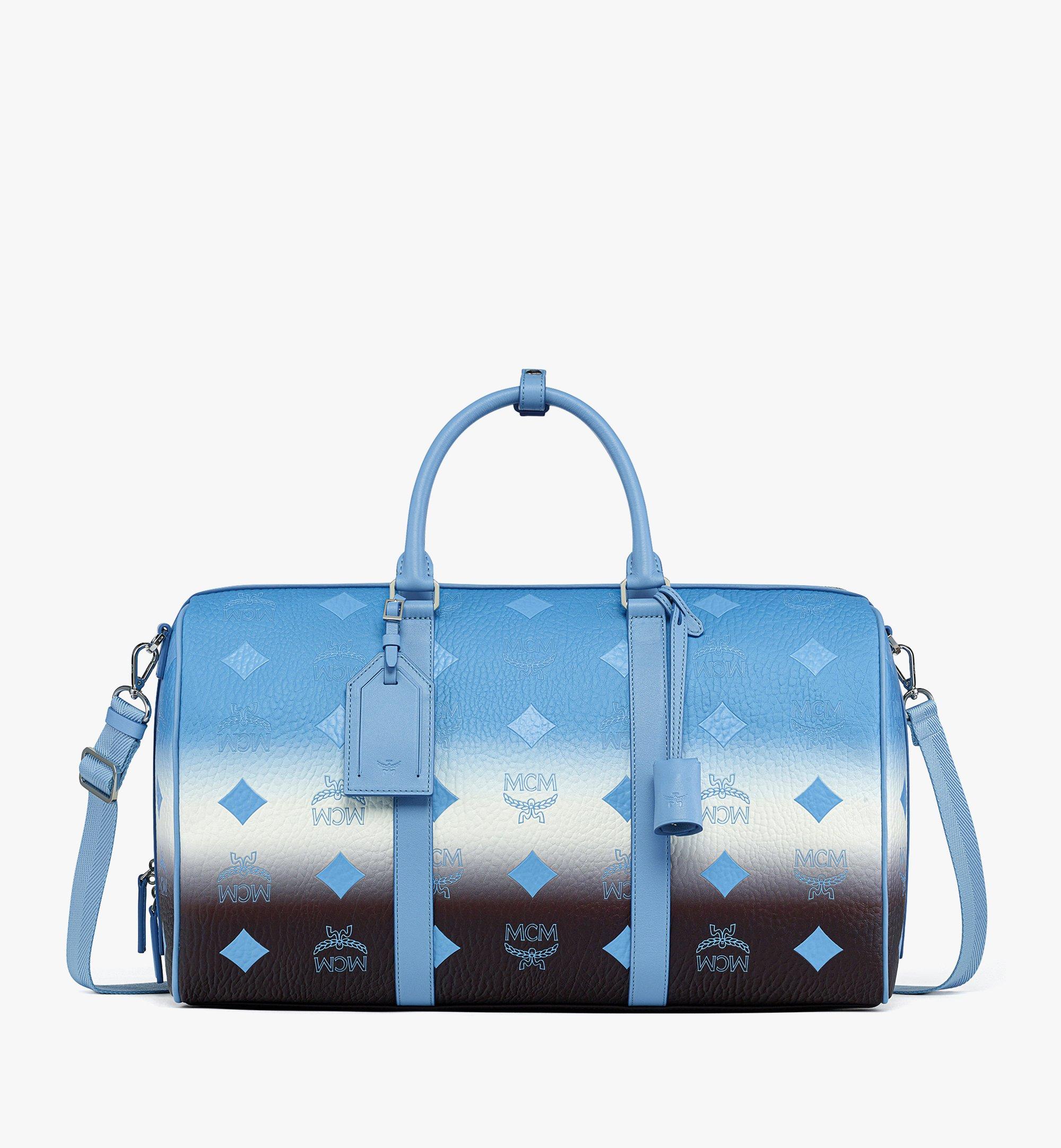 Medium Ottomar Weekender Bag in Gradation Visetos Blue | MCM ®CA