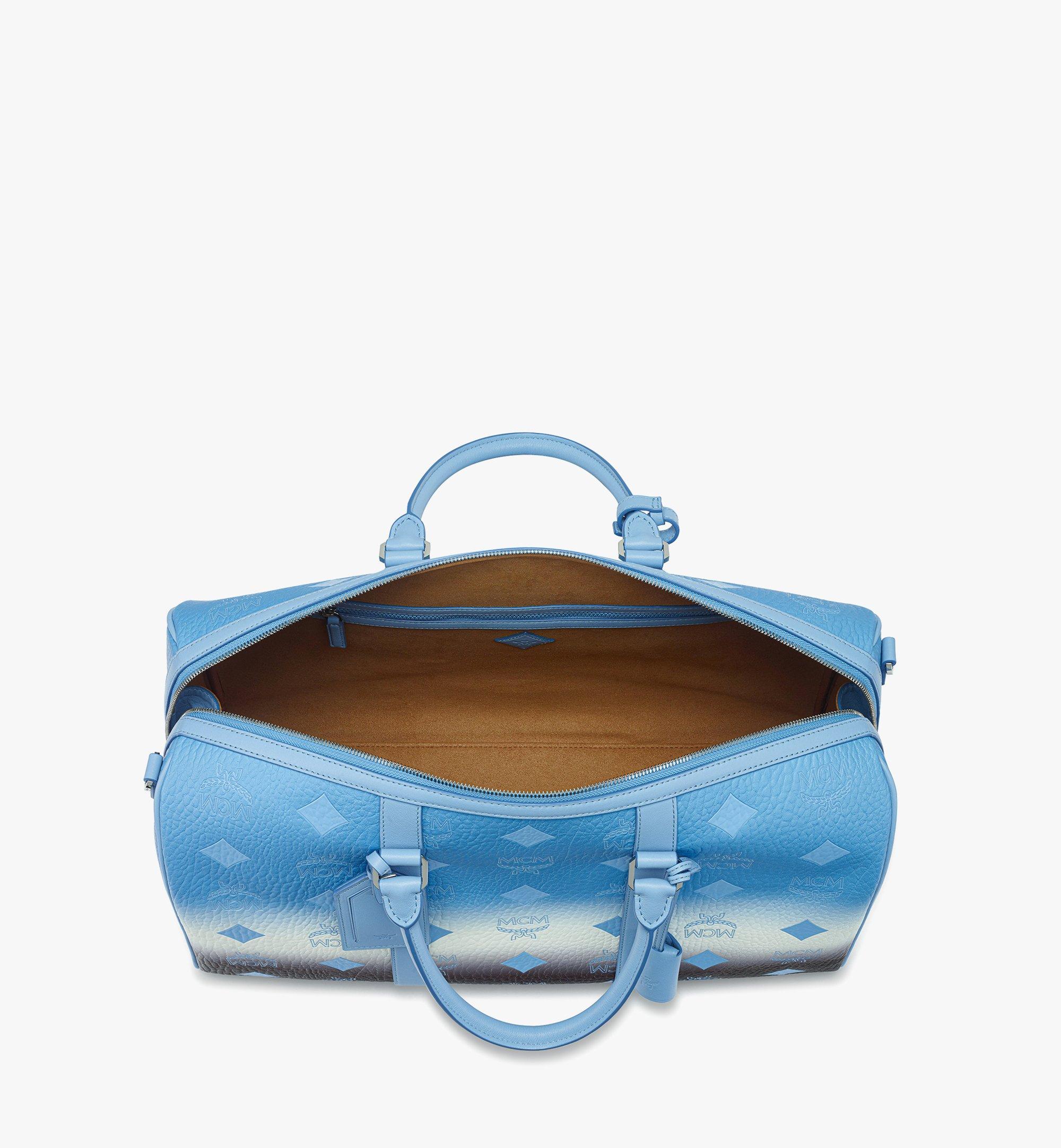 Medium Ottomar Weekender Bag in Gradation Visetos Blue | MCM ®CA