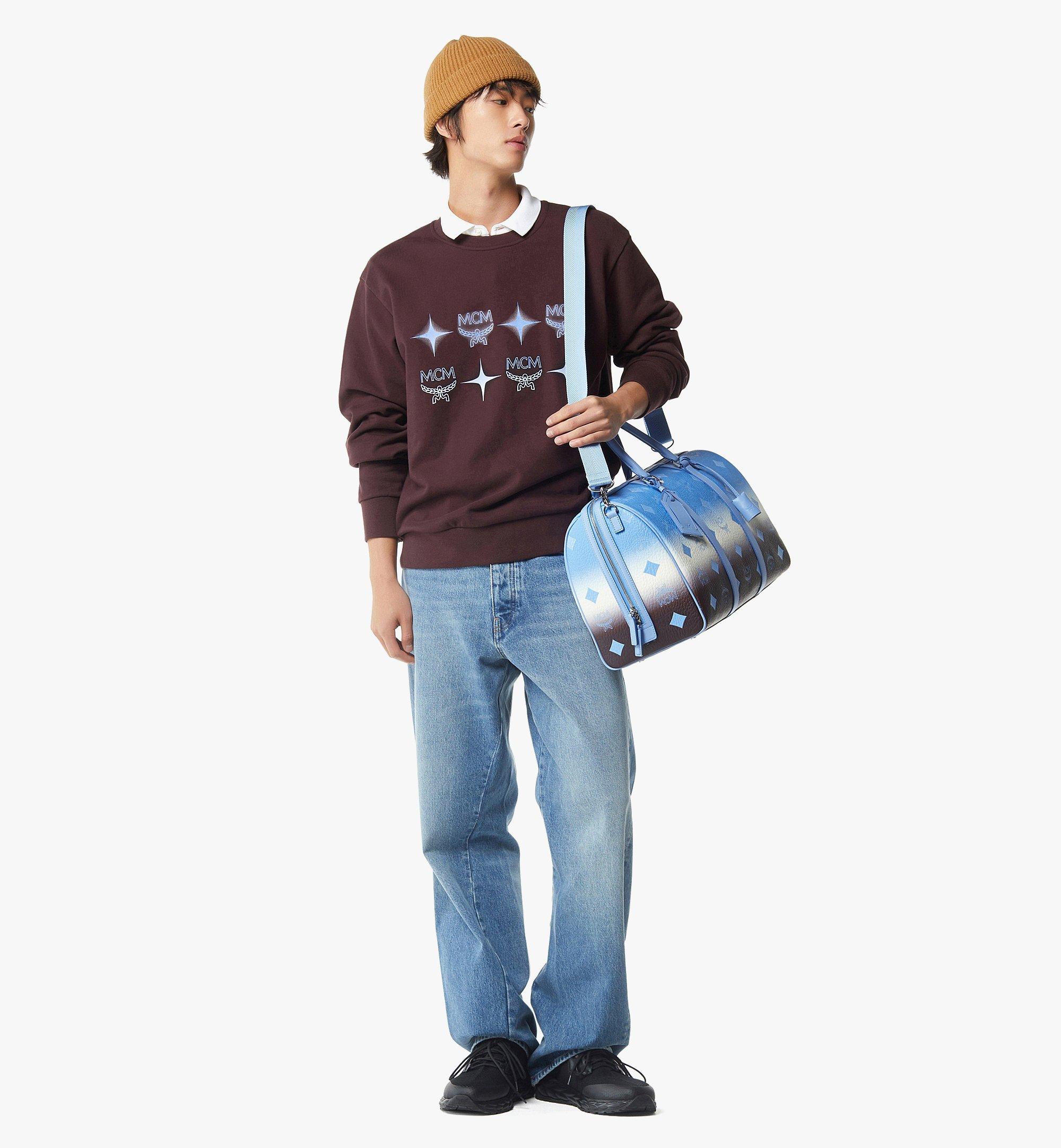 Medium Ottomar Weekender Bag in Gradation Visetos Blue | MCM ®CA