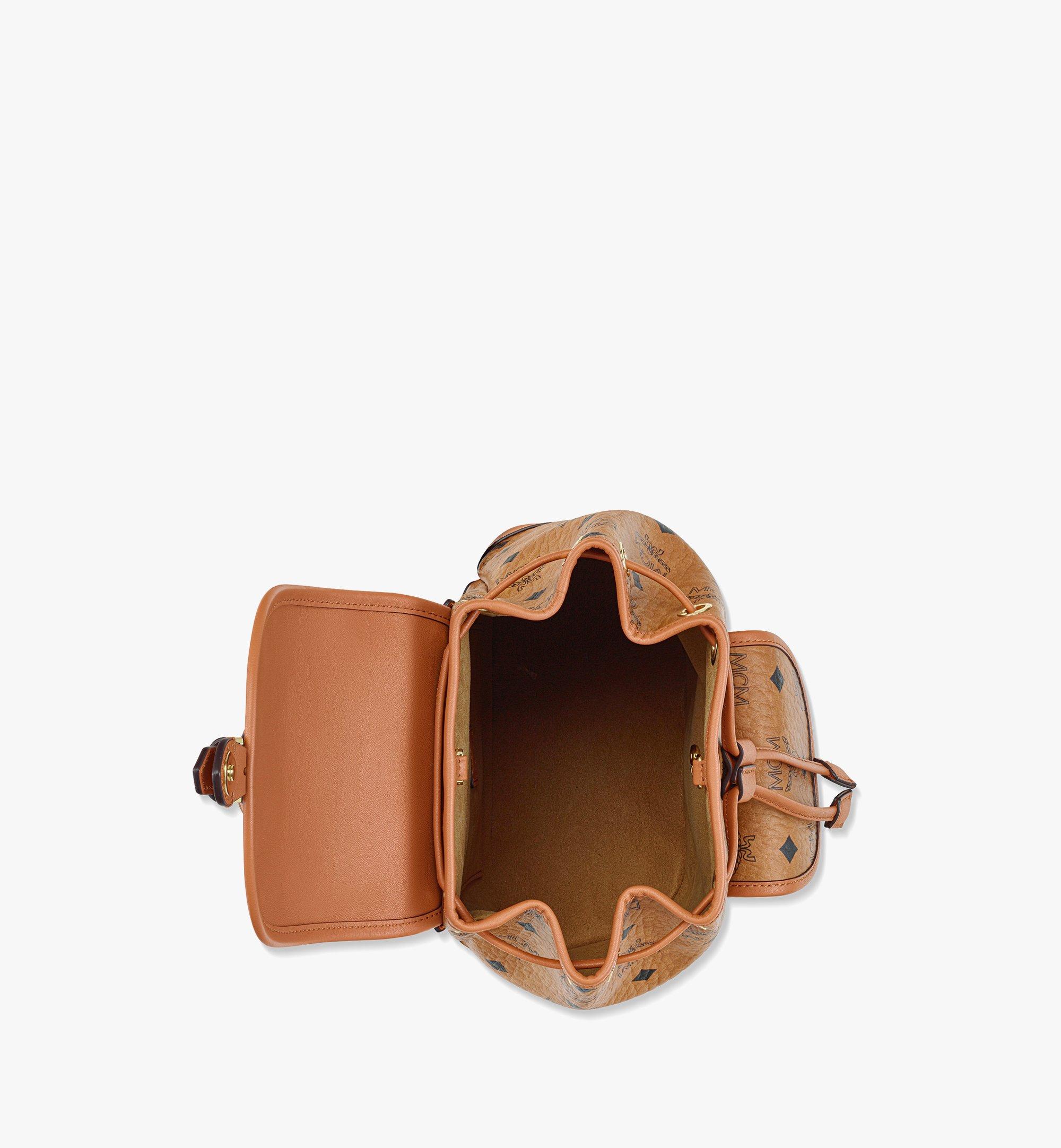Mini Aren Drawstring Backpack in Visetos Cognac | MCM ®US