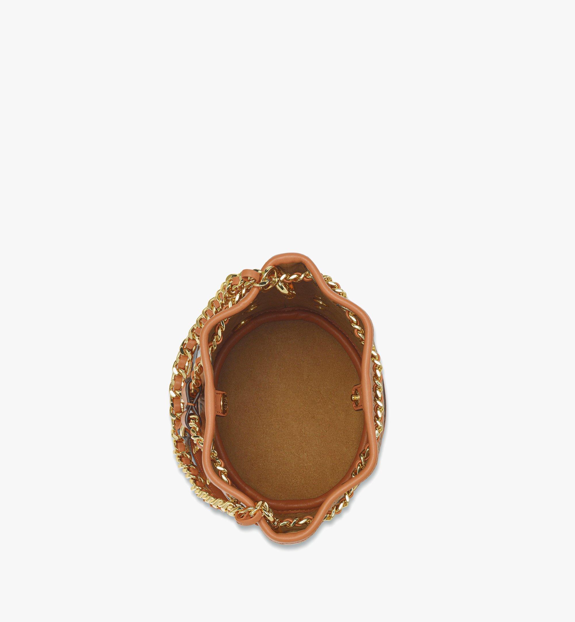 Mini Upcycling Project Festive Chain Backpack in Visetos Cognac | MCM ®US