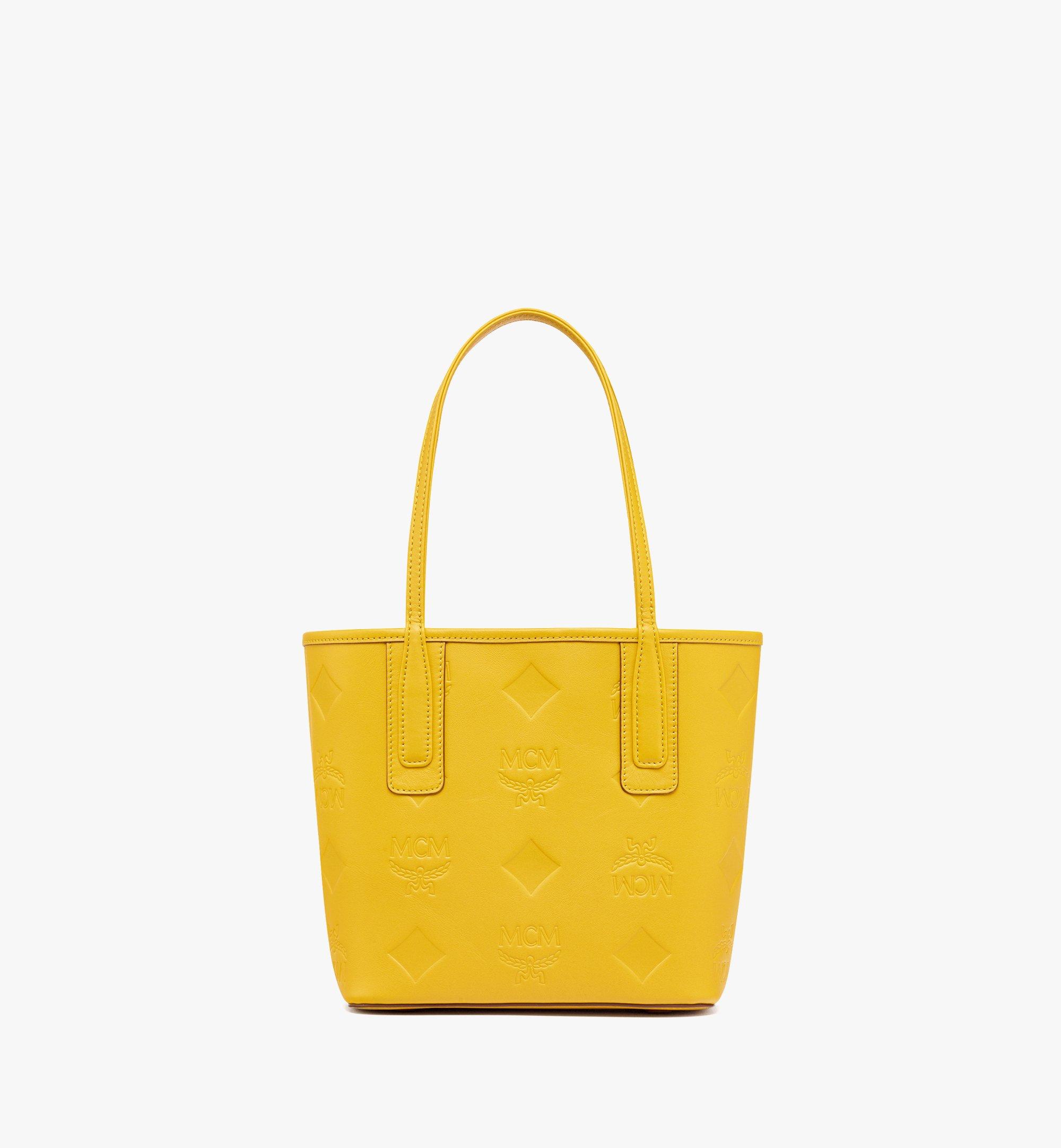 Mini Liz Shopper in Maxi Monogram Leather Yellow | MCM ®AU