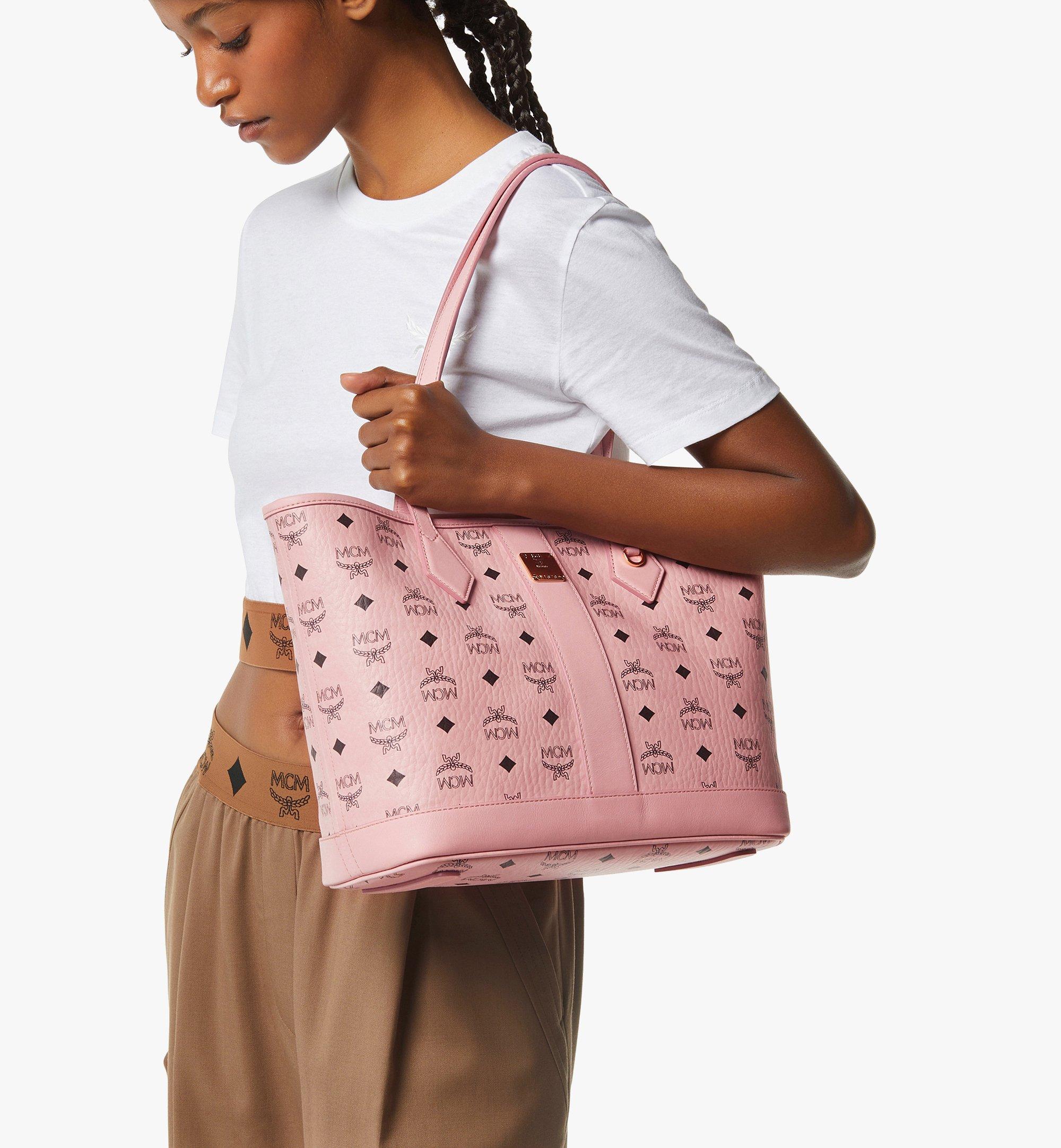Small New Liz Shopper in Visetos Pink | MCM ®CN