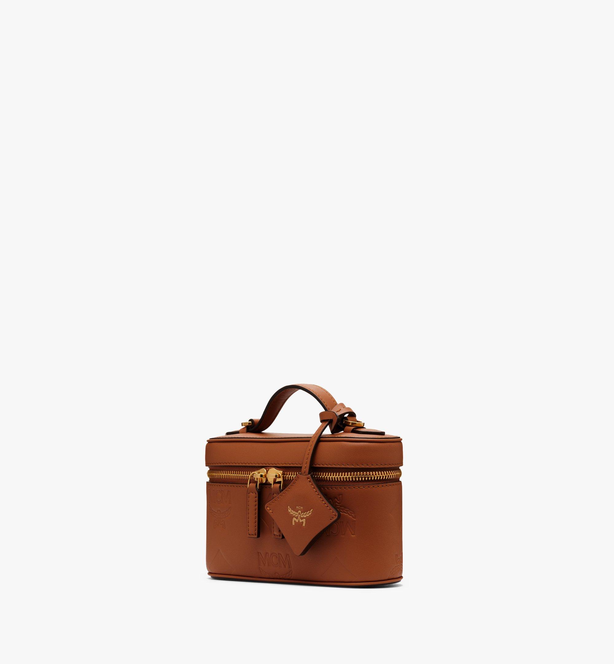 Mini Aren Vanity Case in Maxi Monogram Leather Brown | MCM ®US