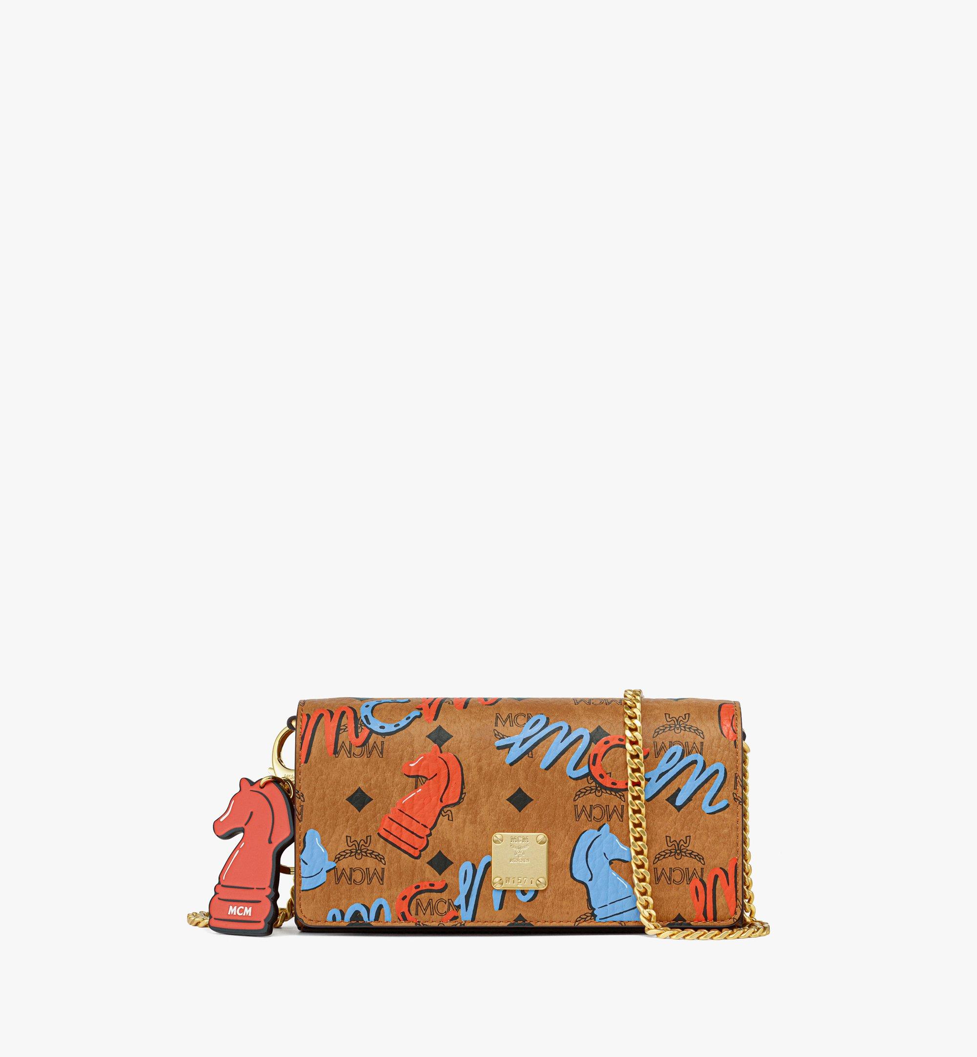 Mini Year of the Horse Aren Chain Shoulder Bag in Visetos Cognac | MCM ®CA