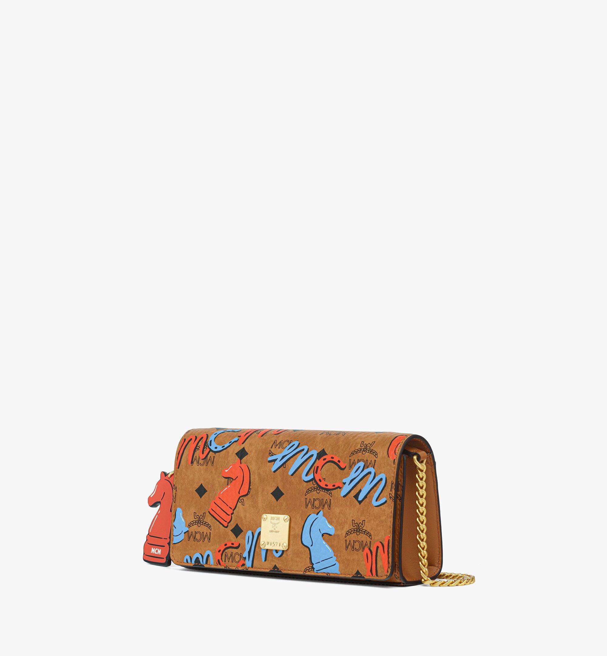 Mini Year of the Horse Aren Chain Shoulder Bag in Visetos Cognac | MCM ®CA