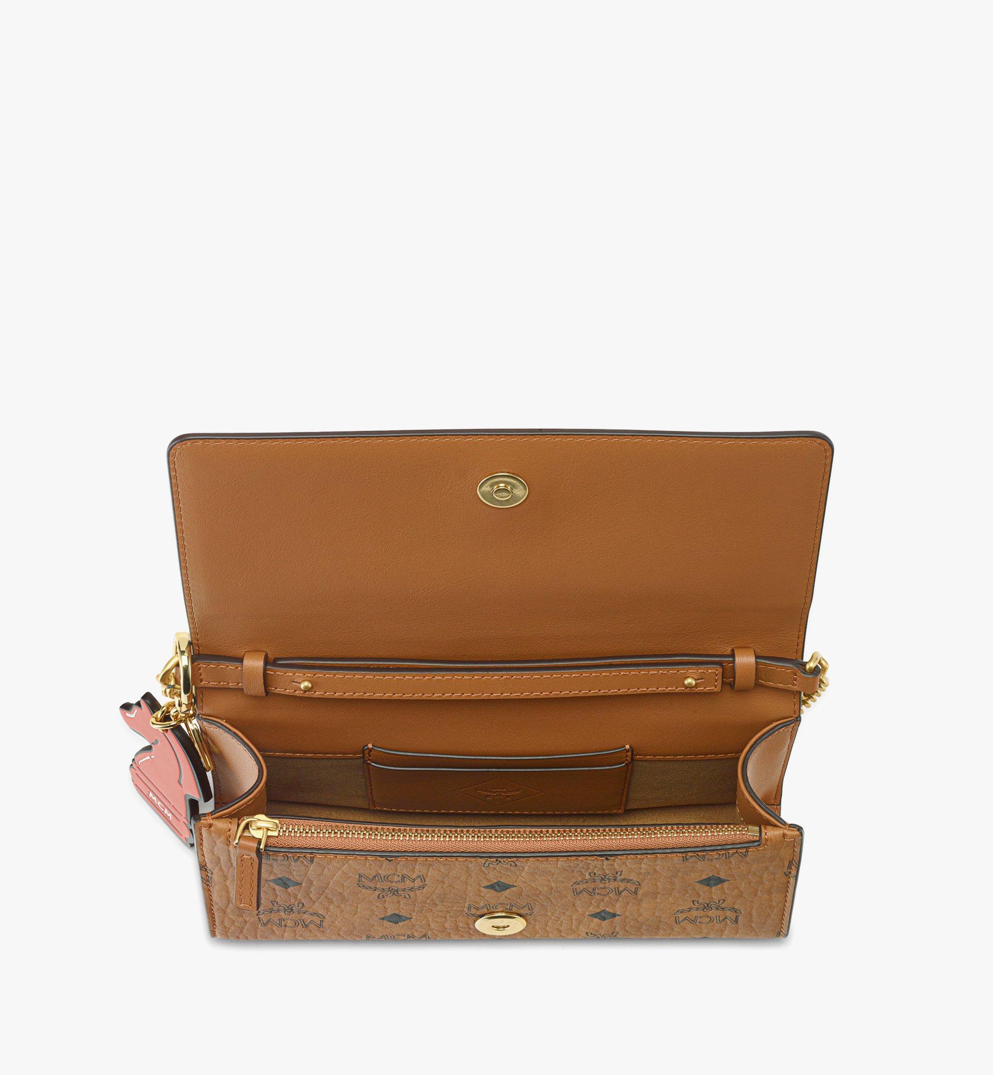 Mini Year of the Horse Aren Chain Shoulder Bag in Visetos Cognac | MCM ®CA