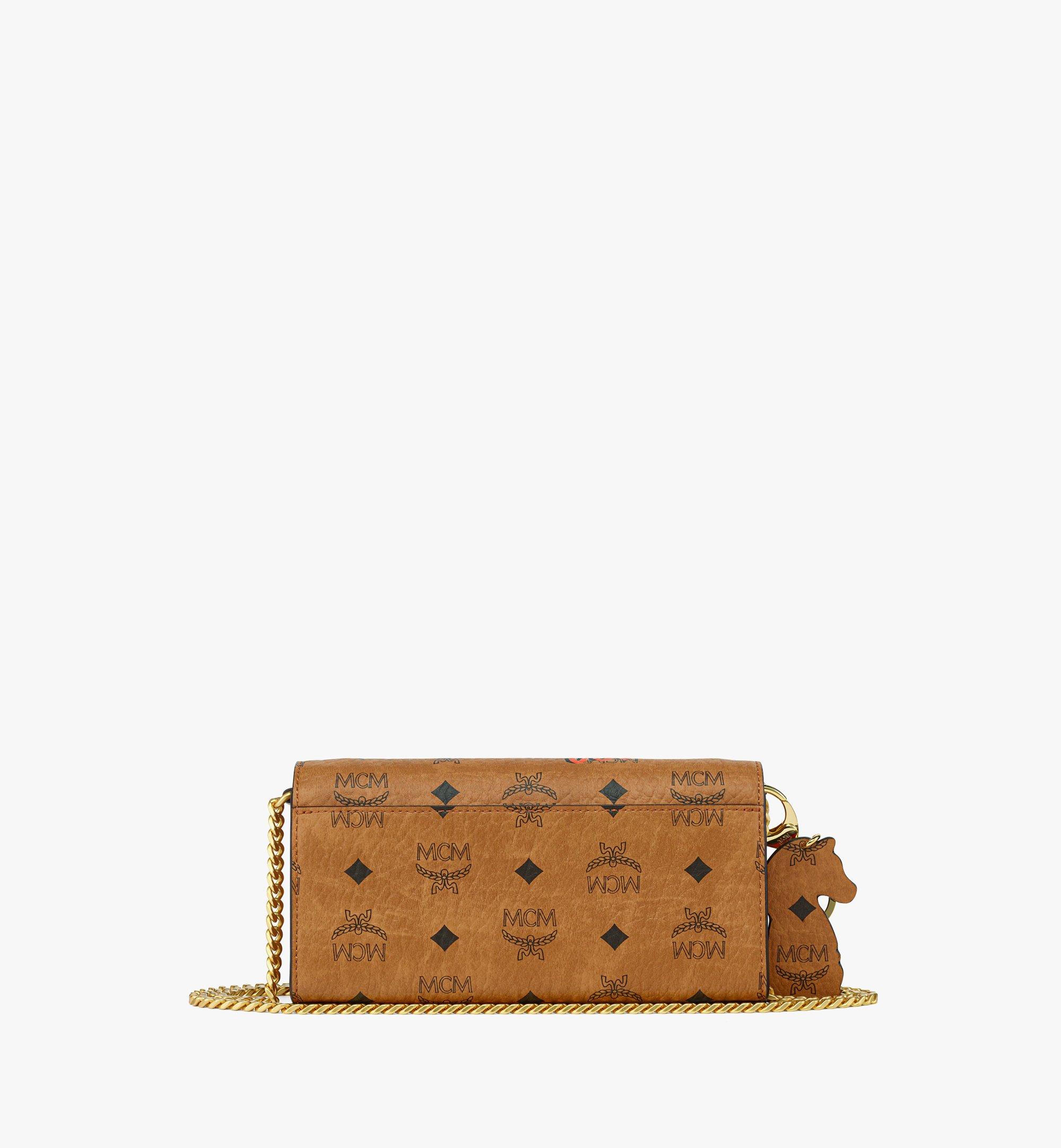 Mini Year of the Horse Aren Chain Shoulder Bag in Visetos Cognac | MCM ®CA