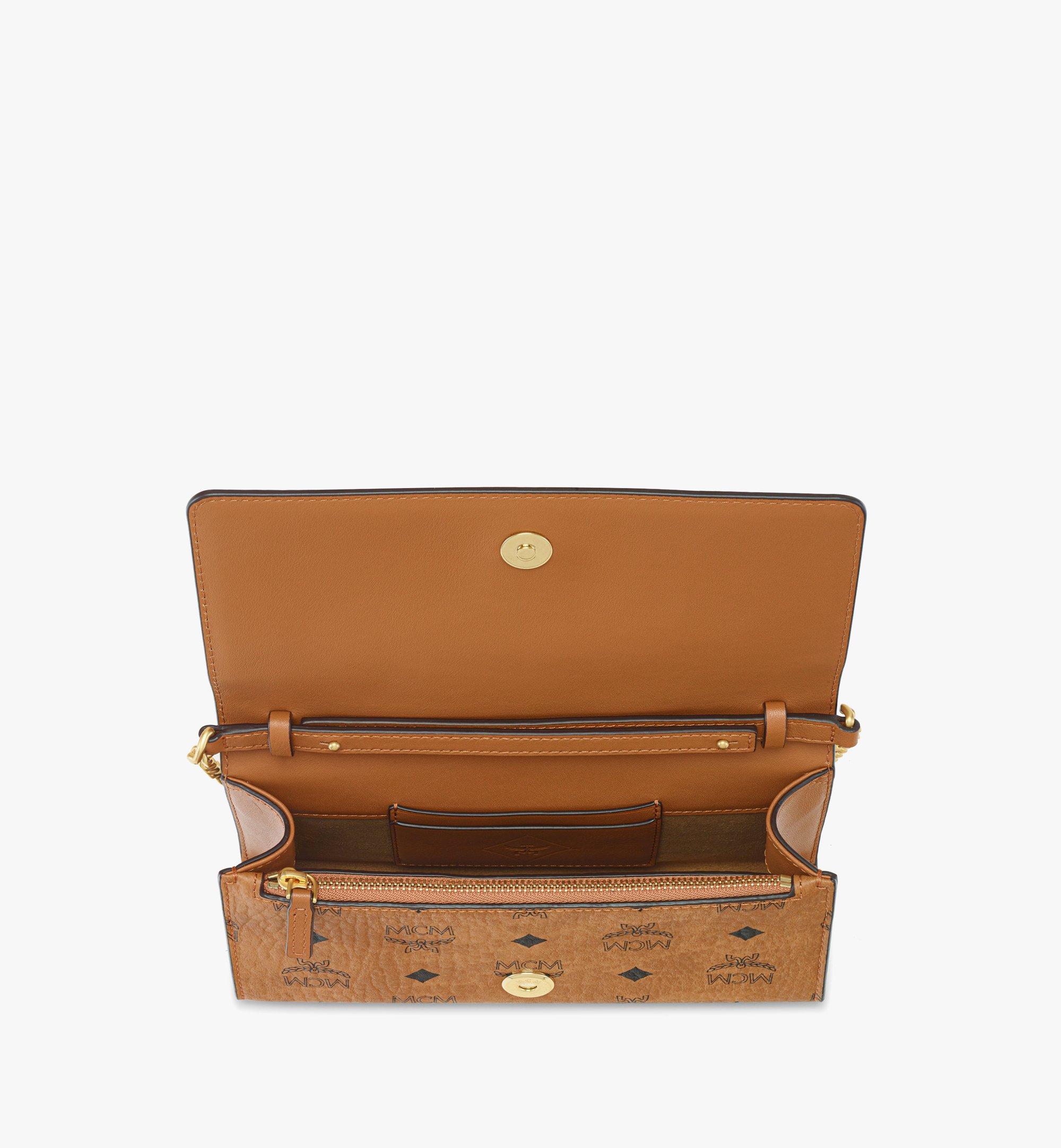 One Size Aren Chain Bag in Leopard Visetos Cognac | MCM ®CN