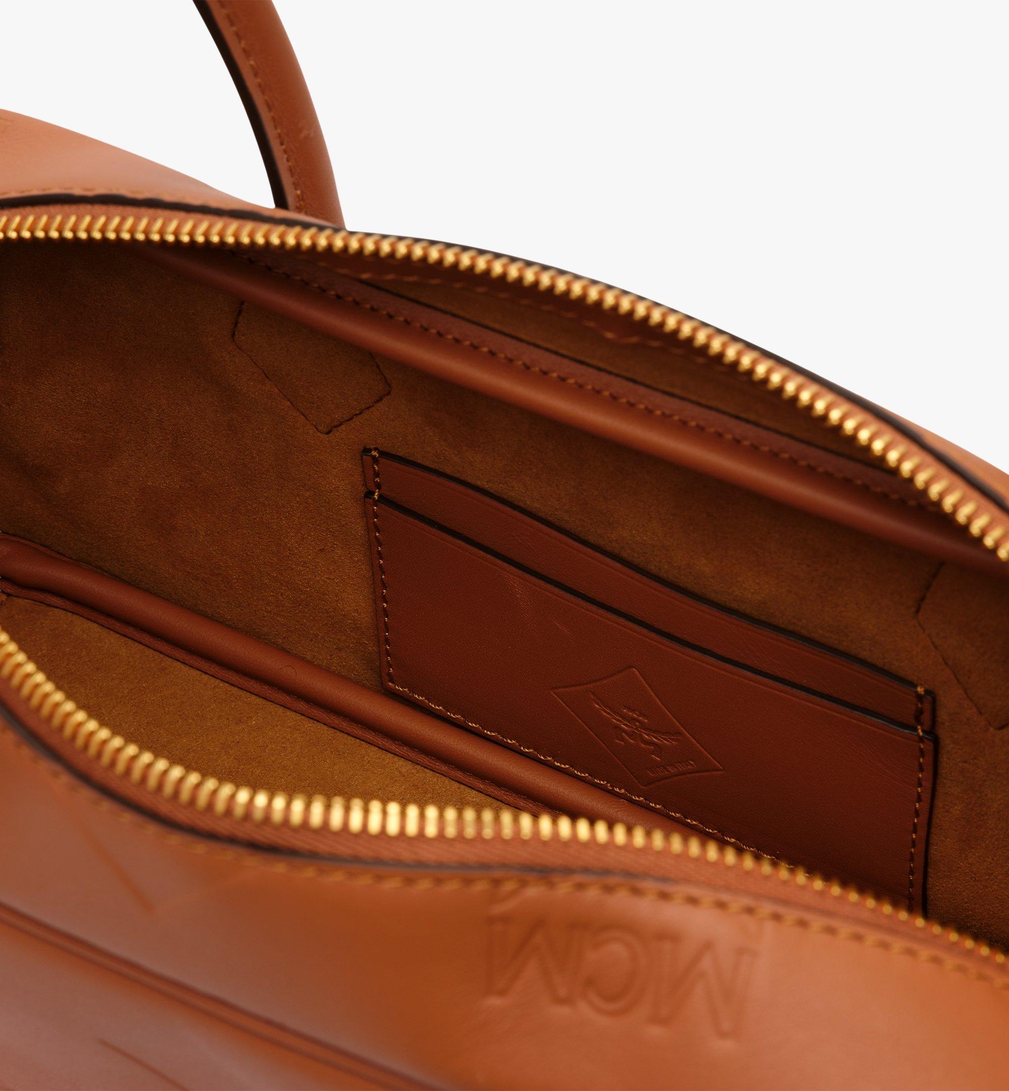 Small Aren East West Shoulder Bag in Maxi Monogram Leather Brown | MCM ®US