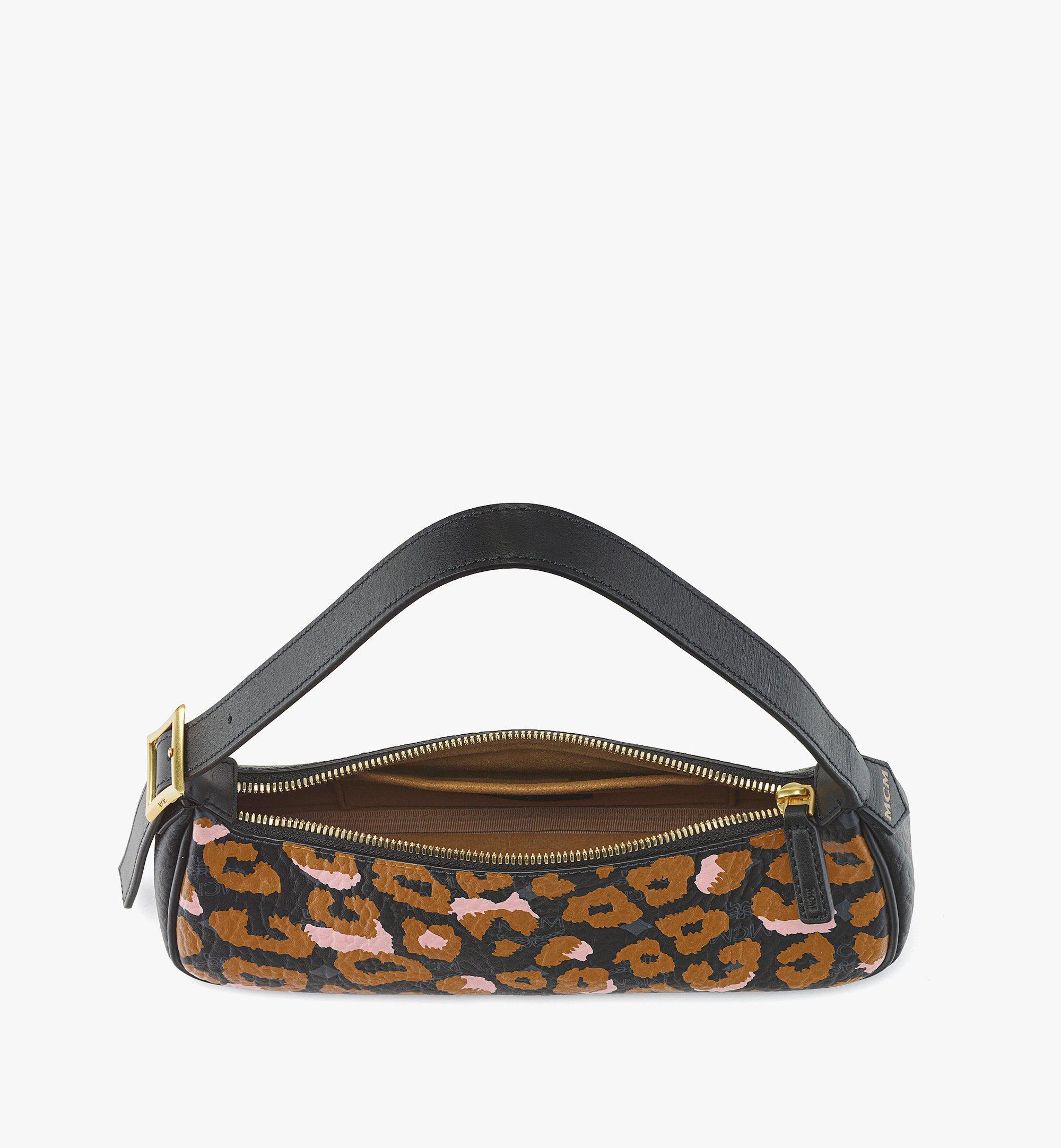 Small Aren Shoulder Bag in Leopard Visetos Black | MCM ®JP