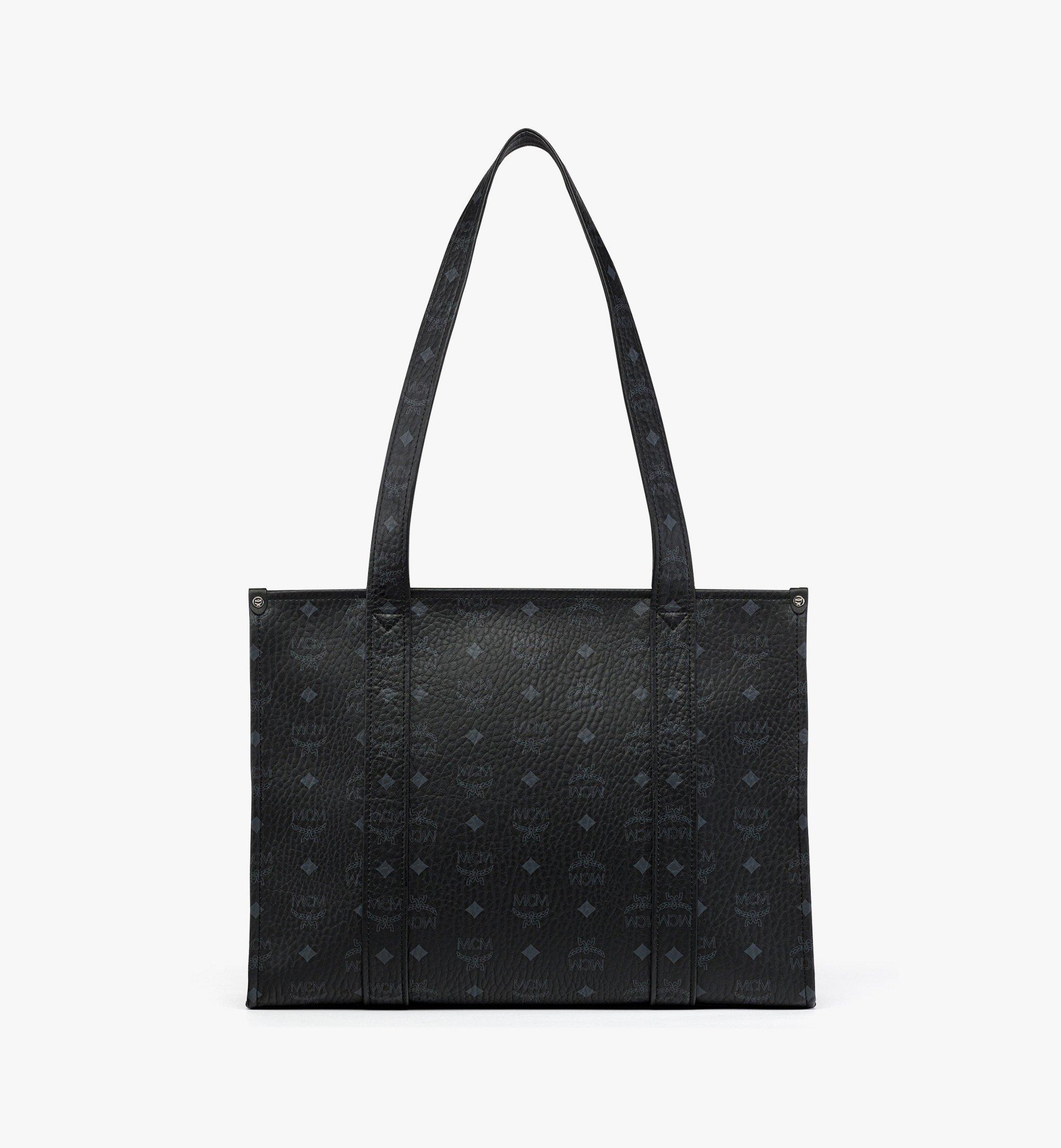 Large Aren School Bag Tote in Visetos Black | MCM ®US