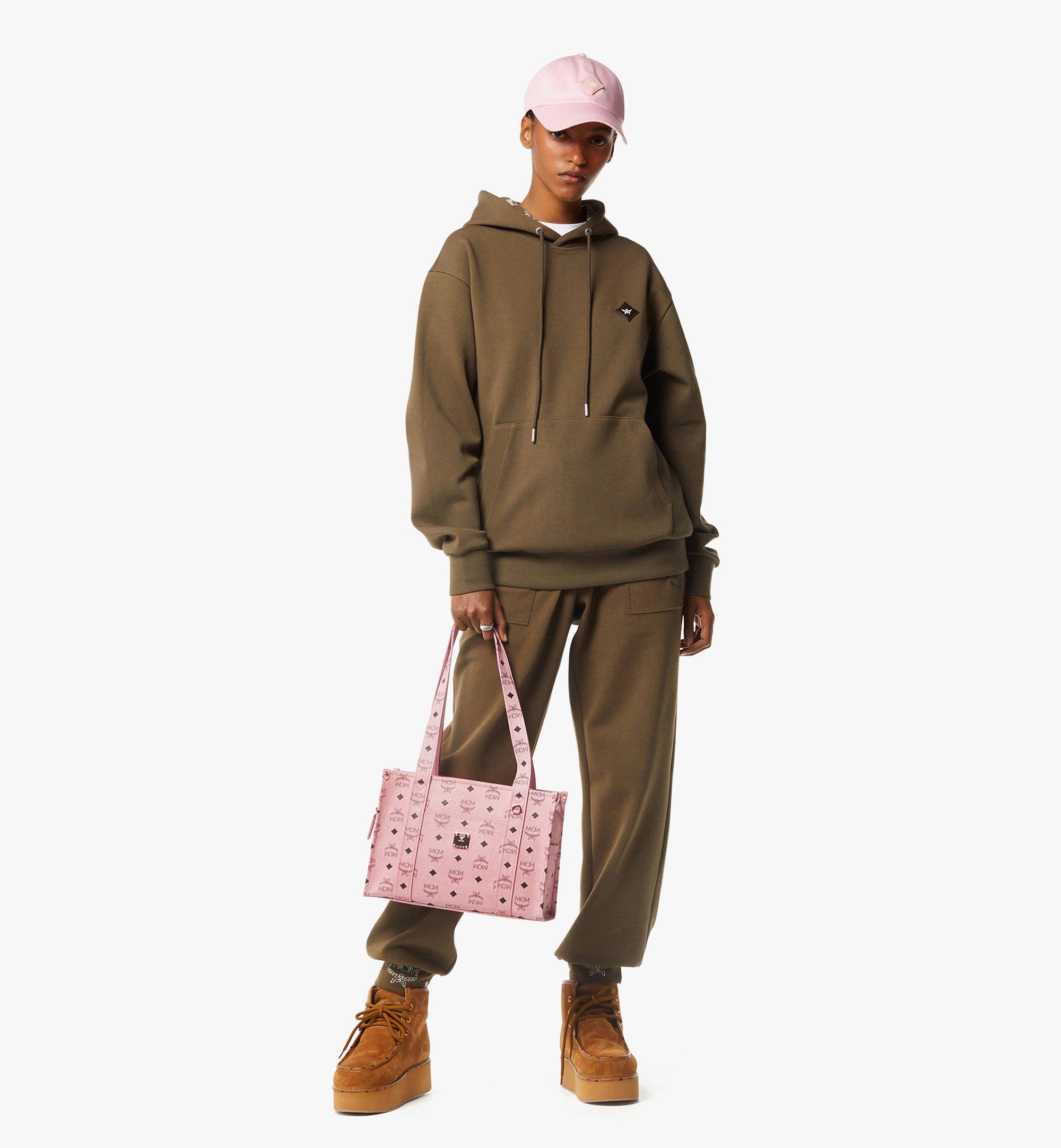 Small Aren School Bag Tote in Visetos Pink | MCM ®MY