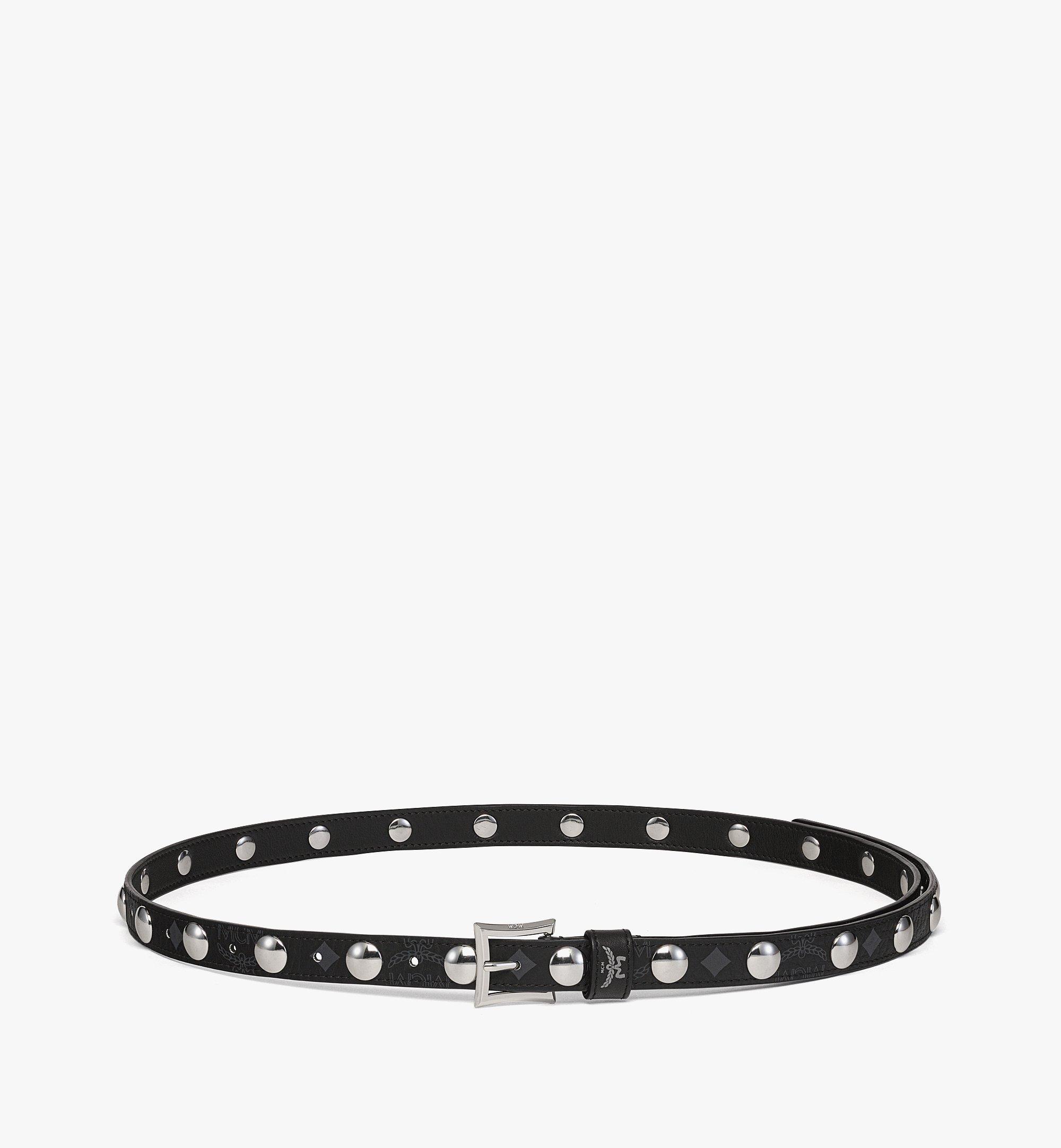 One Size Aren 1" Belt in Galactic Gala Visetos Black | MCM ®CA