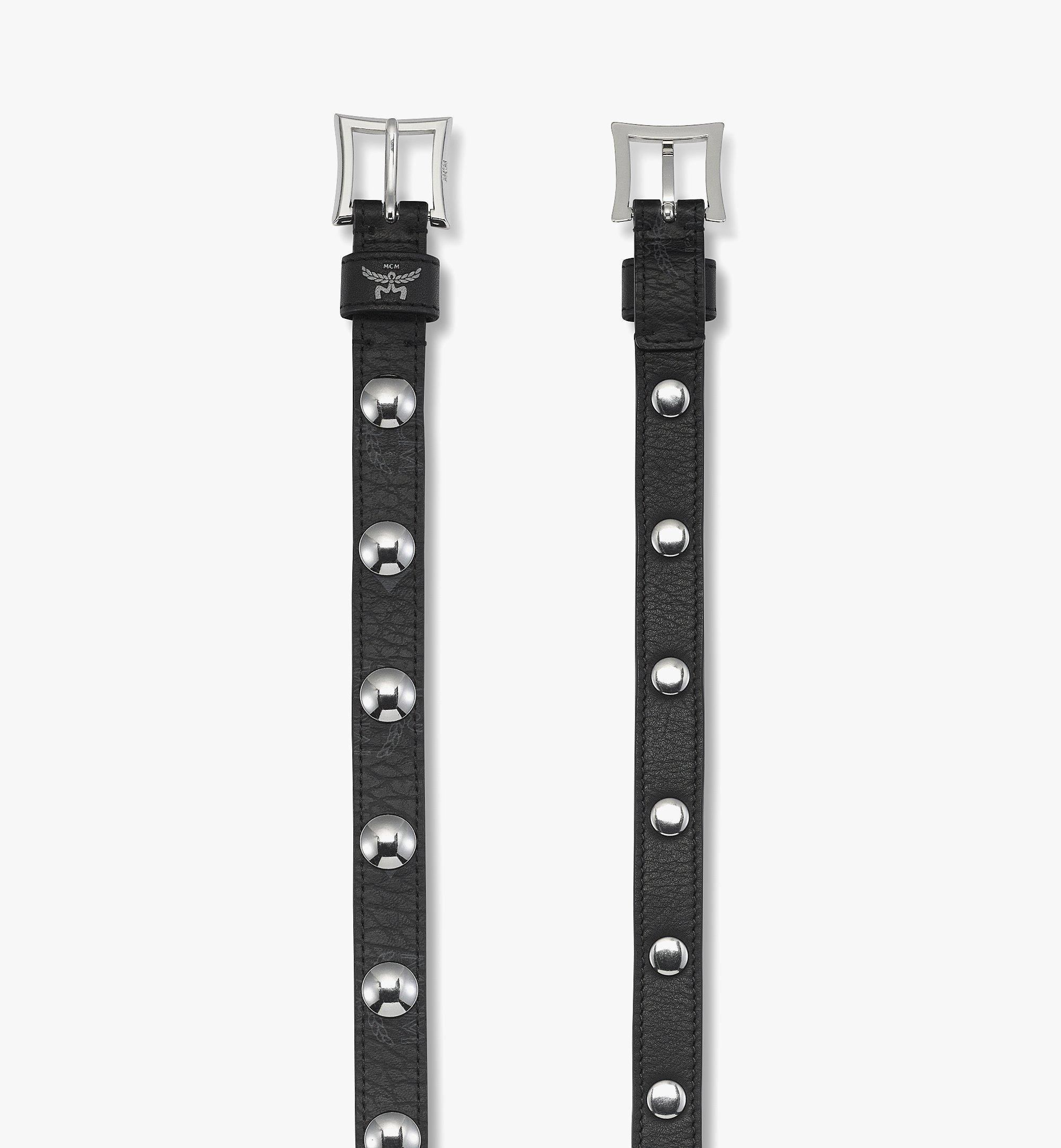 One Size Aren 1" Belt in Galactic Gala Visetos Black | MCM ®US