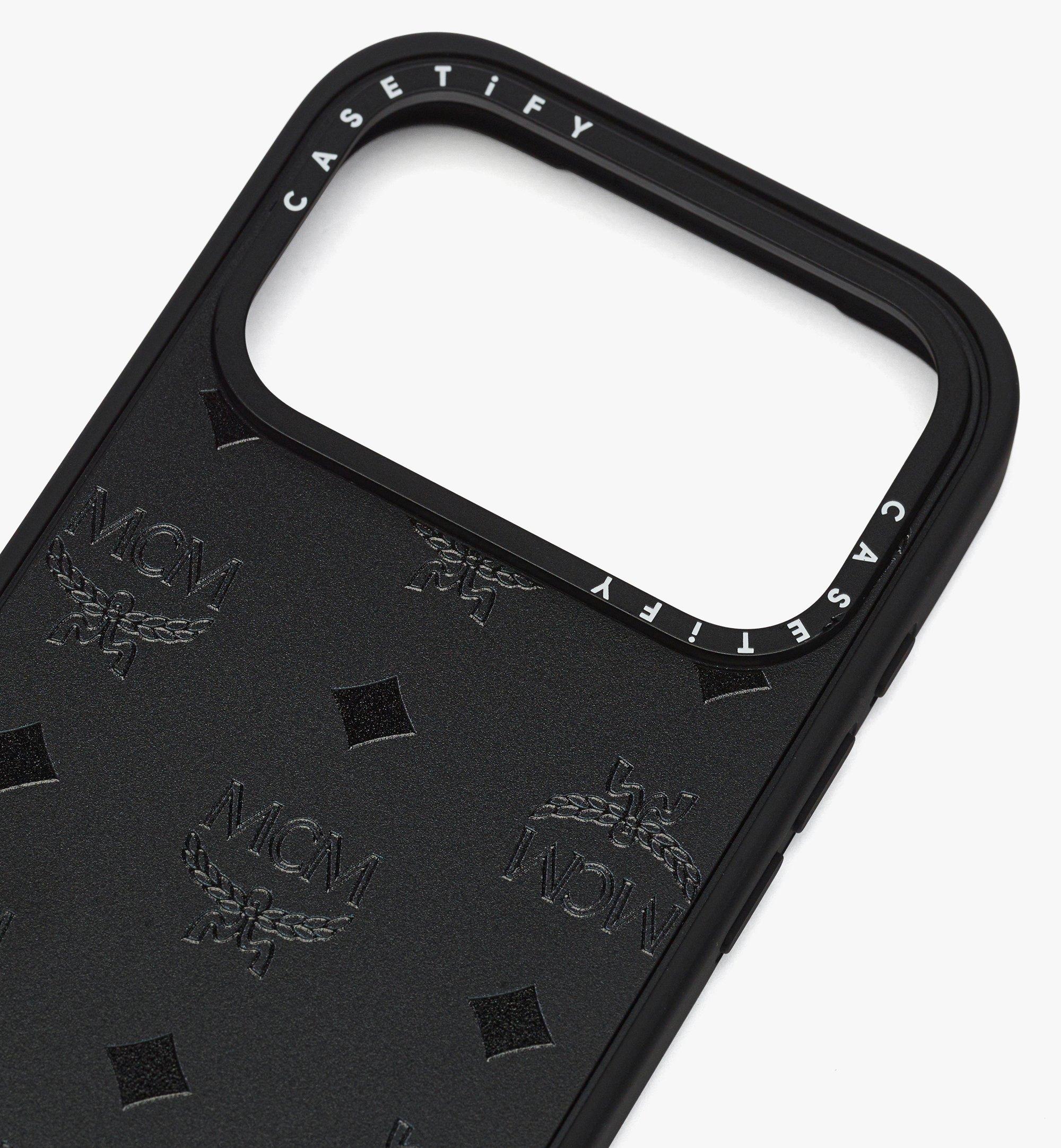 One Size iPhone 17 Pro MCM X CASETiFY Monogram Impact iPhone Case Black ...