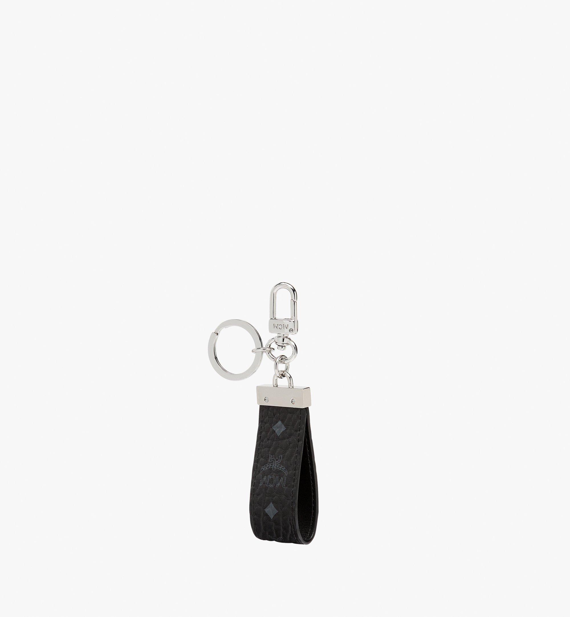 One Size Key Ring in Visetos Original 黑色 | MCM ®CN