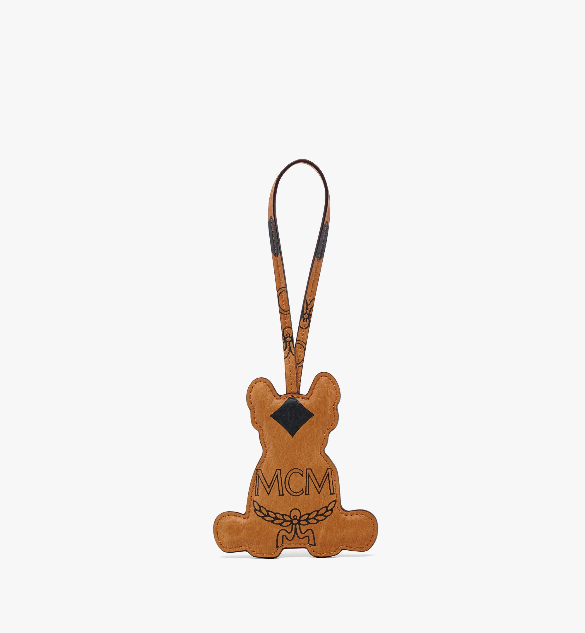 One Size M Pup Charm in Maxi Visetos Cognac | MCM ®US