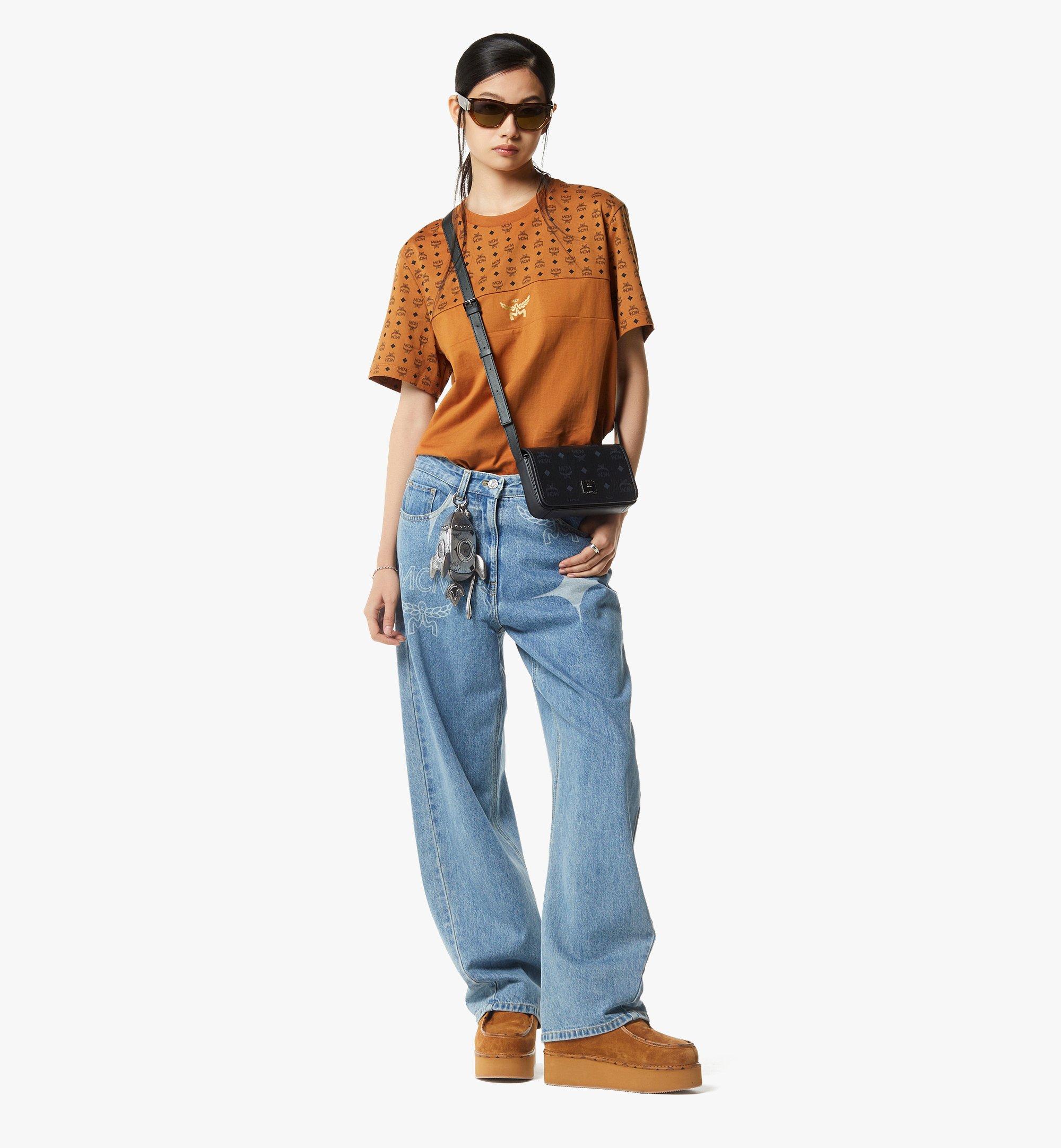 Small Aren Phone Lanyard in Visetos Black | MCM ®JP