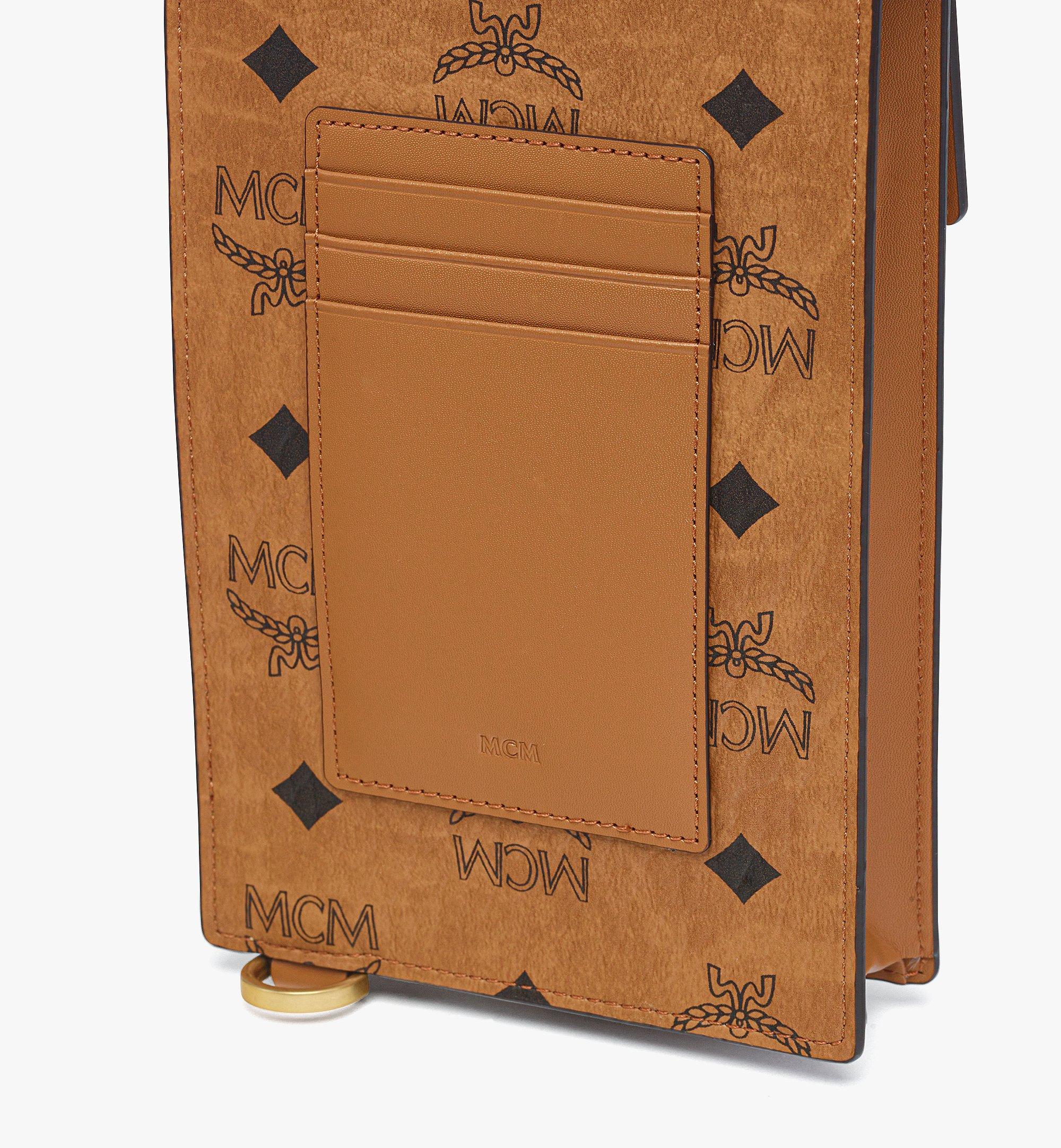 Small Aren Phone Wallet in Visetos Cognac | MCM ®DE