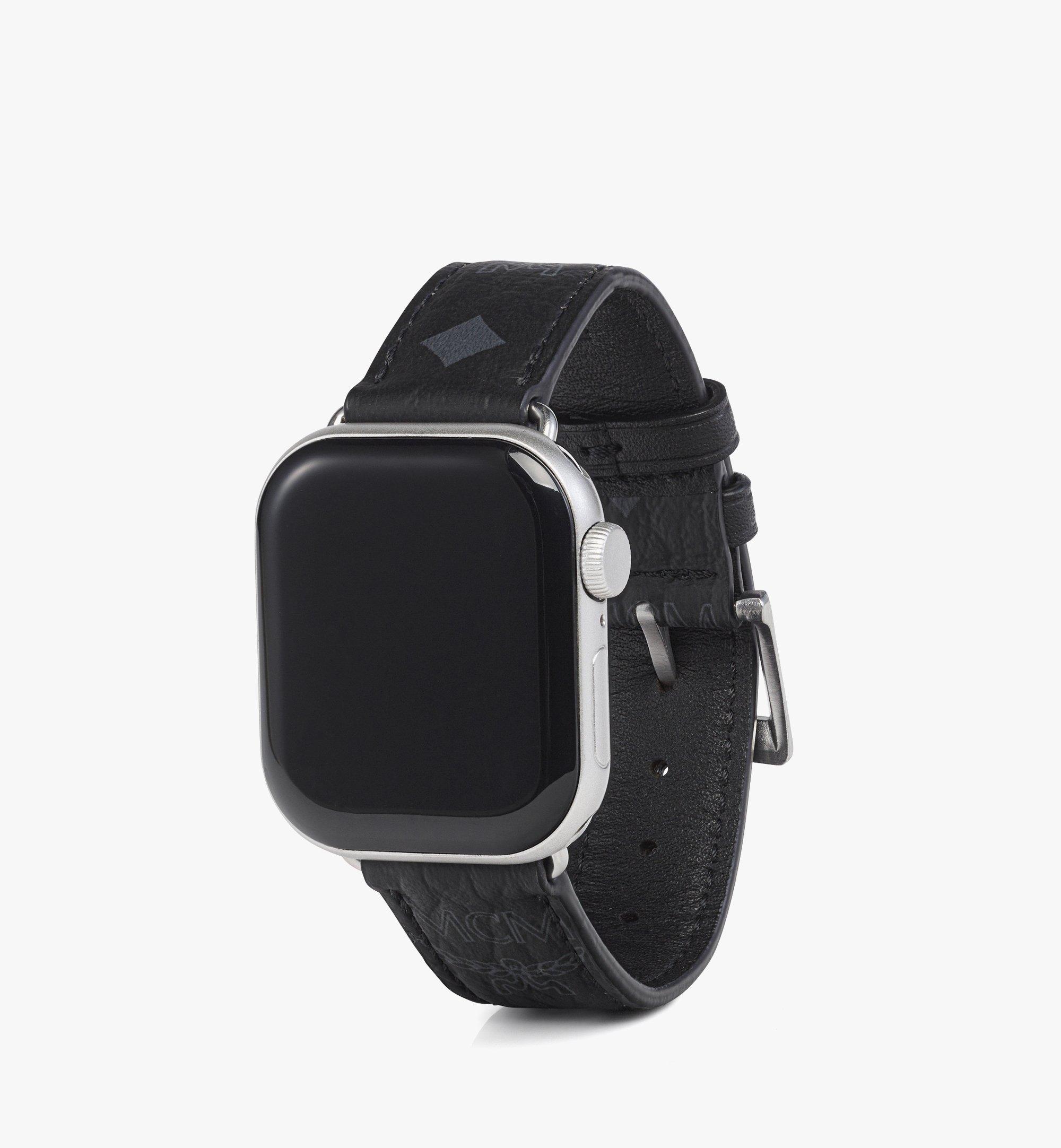 Fits 38mm / 40mm / 41mm Watch Apple Watch Band in Visetos Black | MCM ®MY