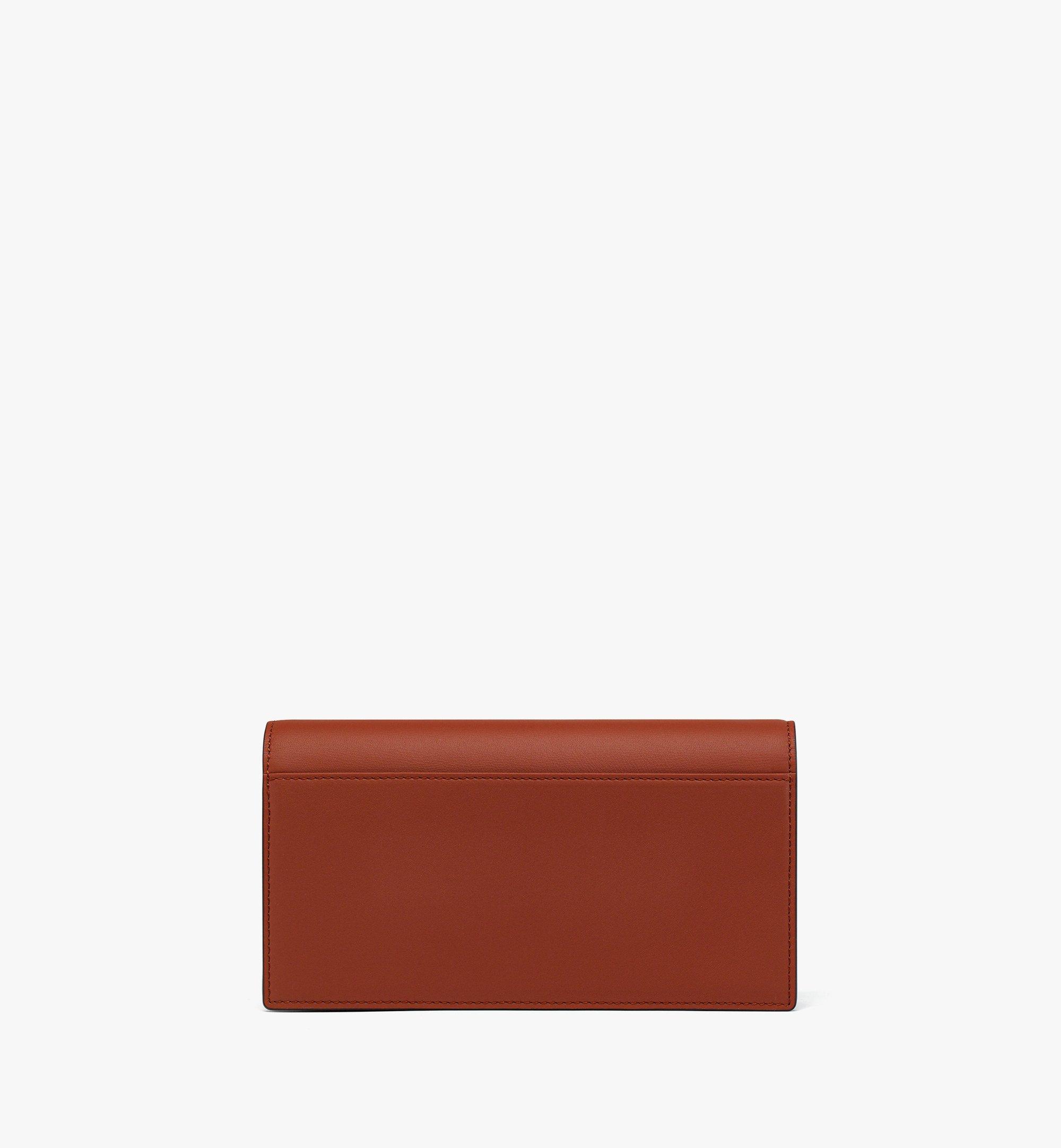 Large Diamond Chain Wallet in Spanish Calf Leather Brown | MCM ®US