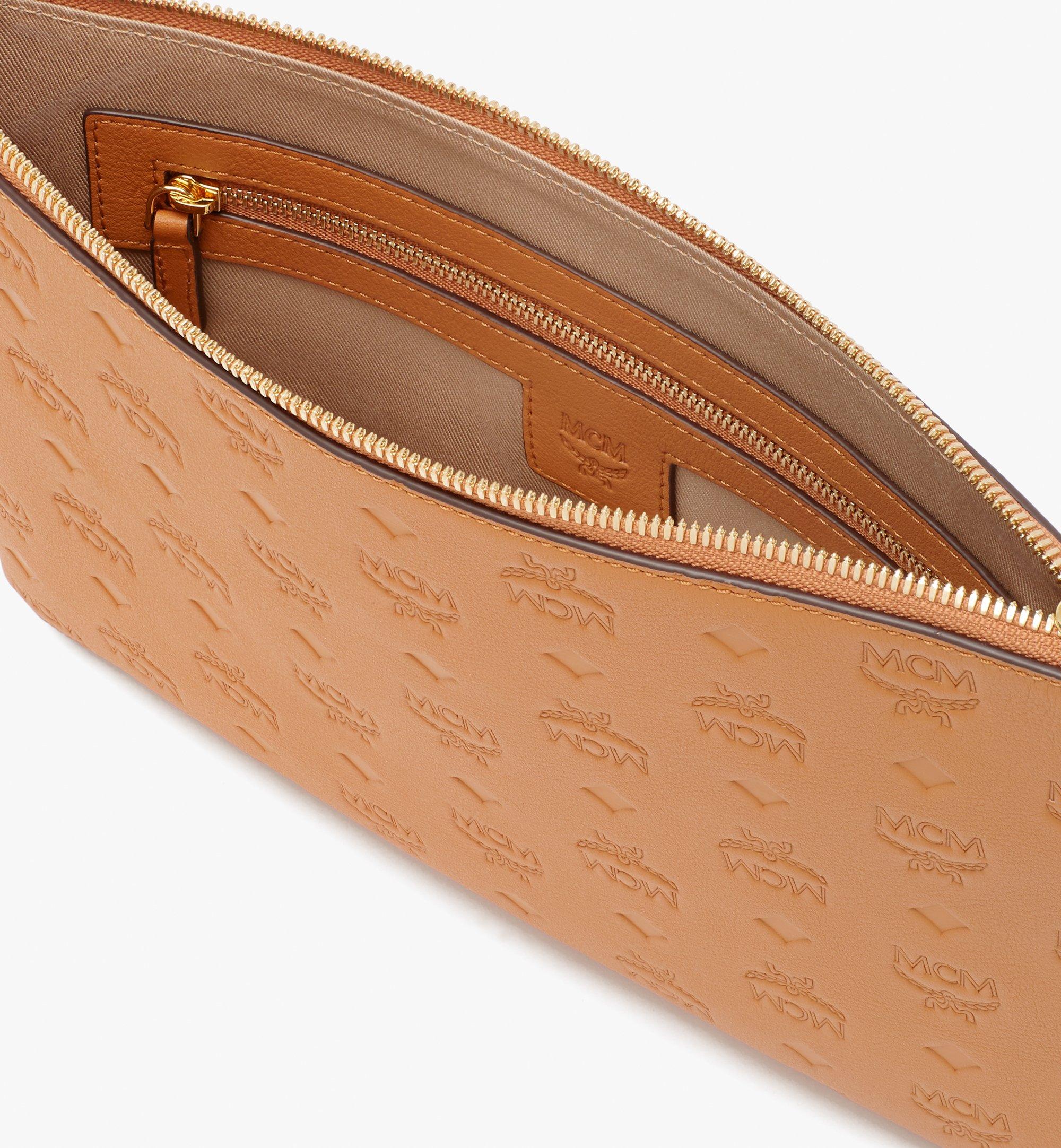 Mcm Crossbody Pouch In Monogram Leather | Paul Smith