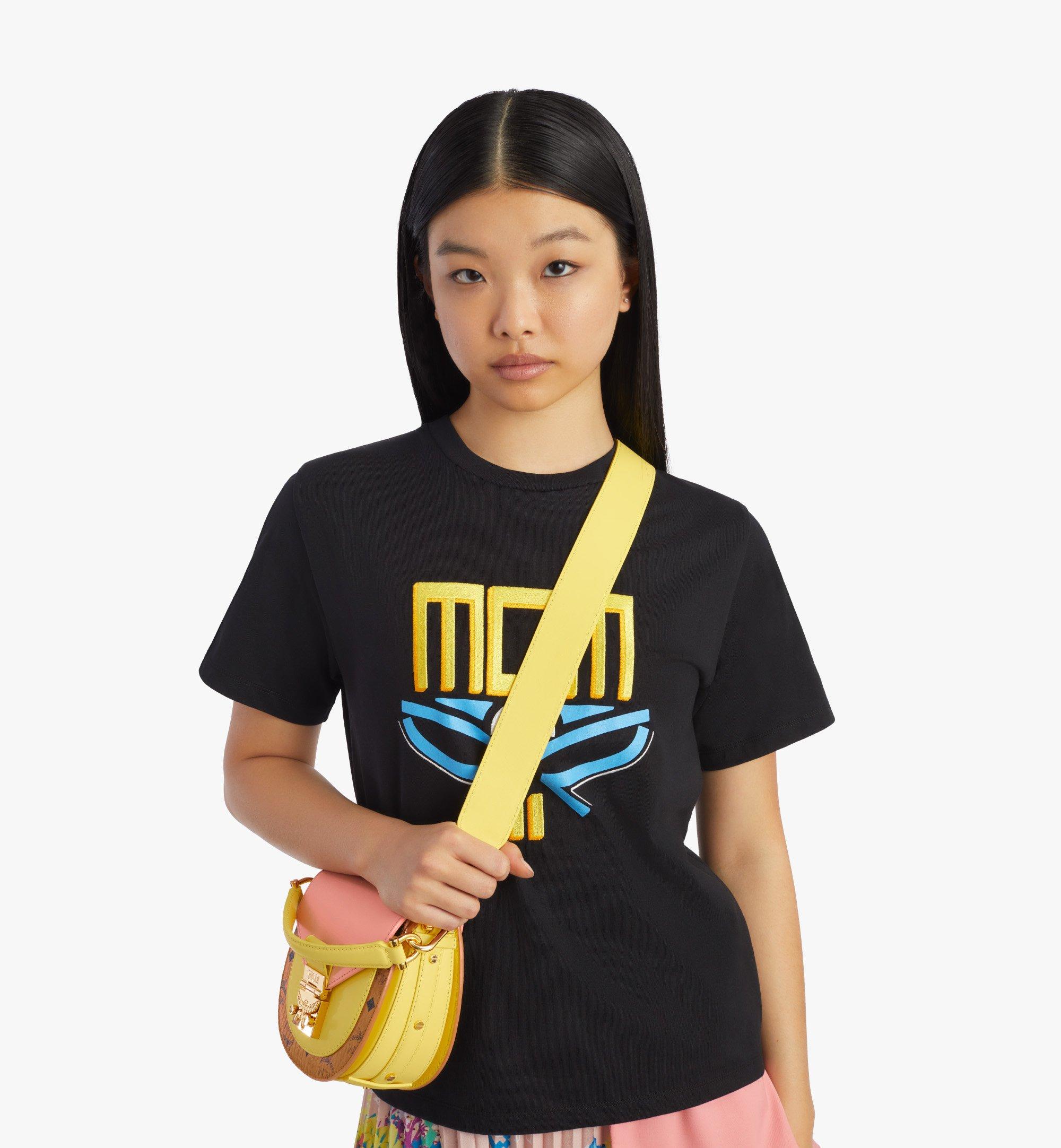 One Size Shoulder Strap in Visetos Leather Mix Yellow | MCM ®AU